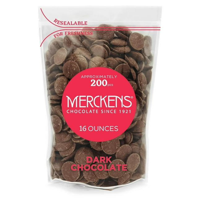 KIDU Dark Merckens Chocolate Melts - Melting Chocolate Candy Melts ...