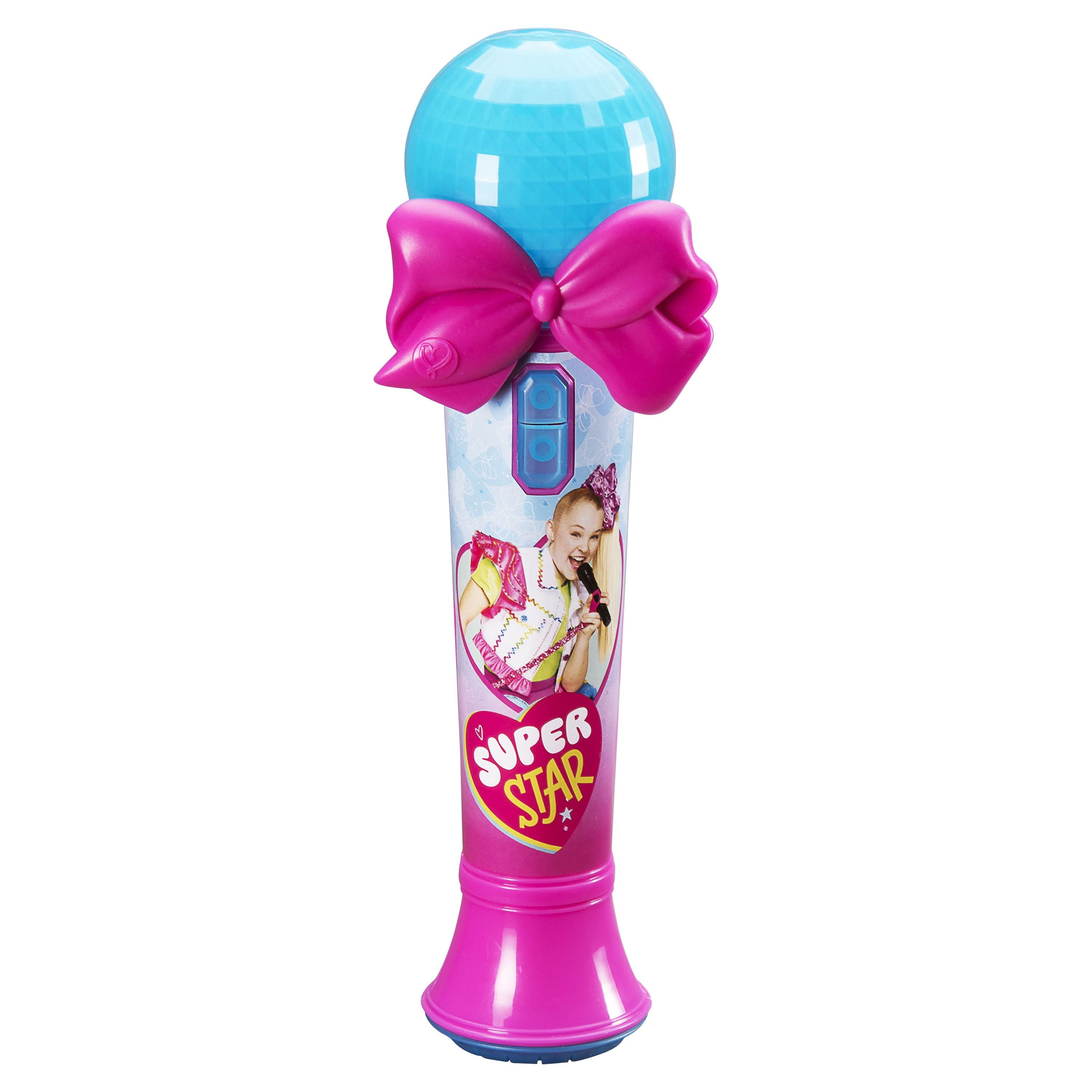 KIDdesigns Jojo Siwa Sing Along Microphone, Flashing Lights, Toy ...