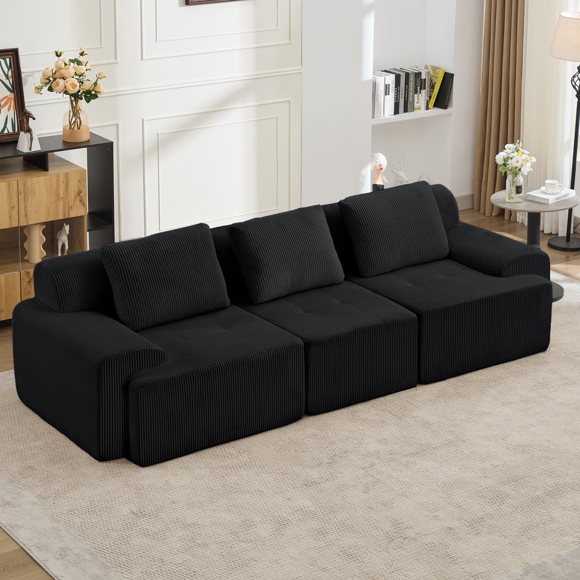 KIGOTY Modular Sectional Sofa，Modular Cloud Couch Sofa with Deep Seat ...