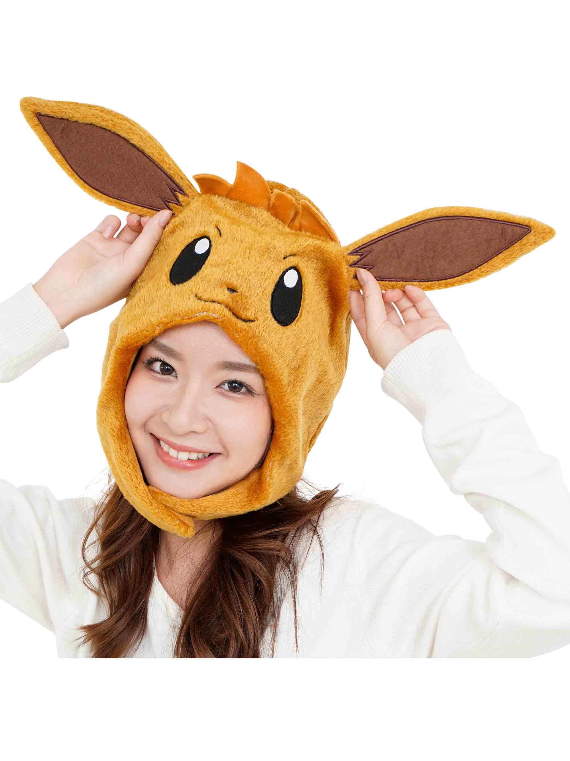 Pokemon Eevee Kigurumi Costume Beanie Hat - Walmart.com