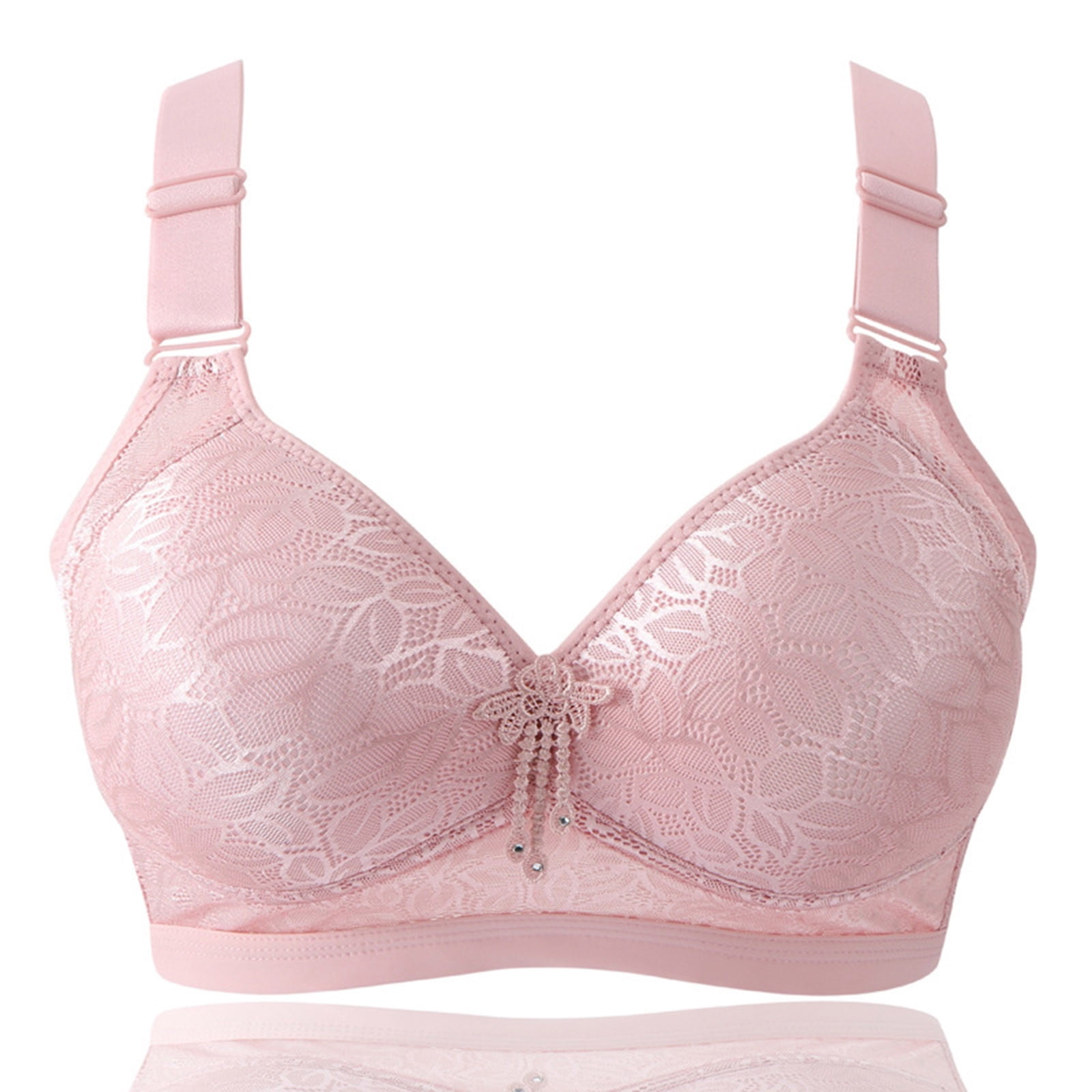 KIHOUT Bra For Women Clearance Womens Solid Bras Plus Size Underwear ...