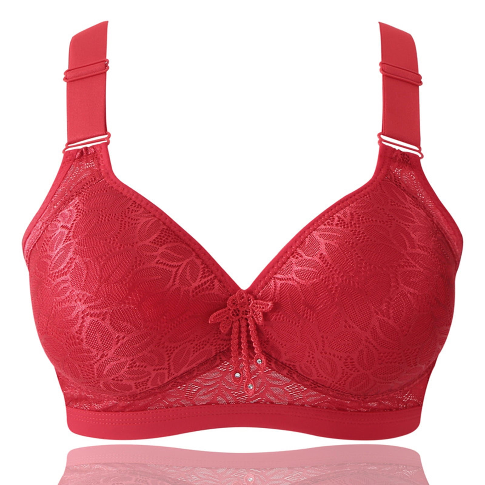 KIHOUT Bra For Women Clearance Womens Solid Bras Plus Size Underwear ...