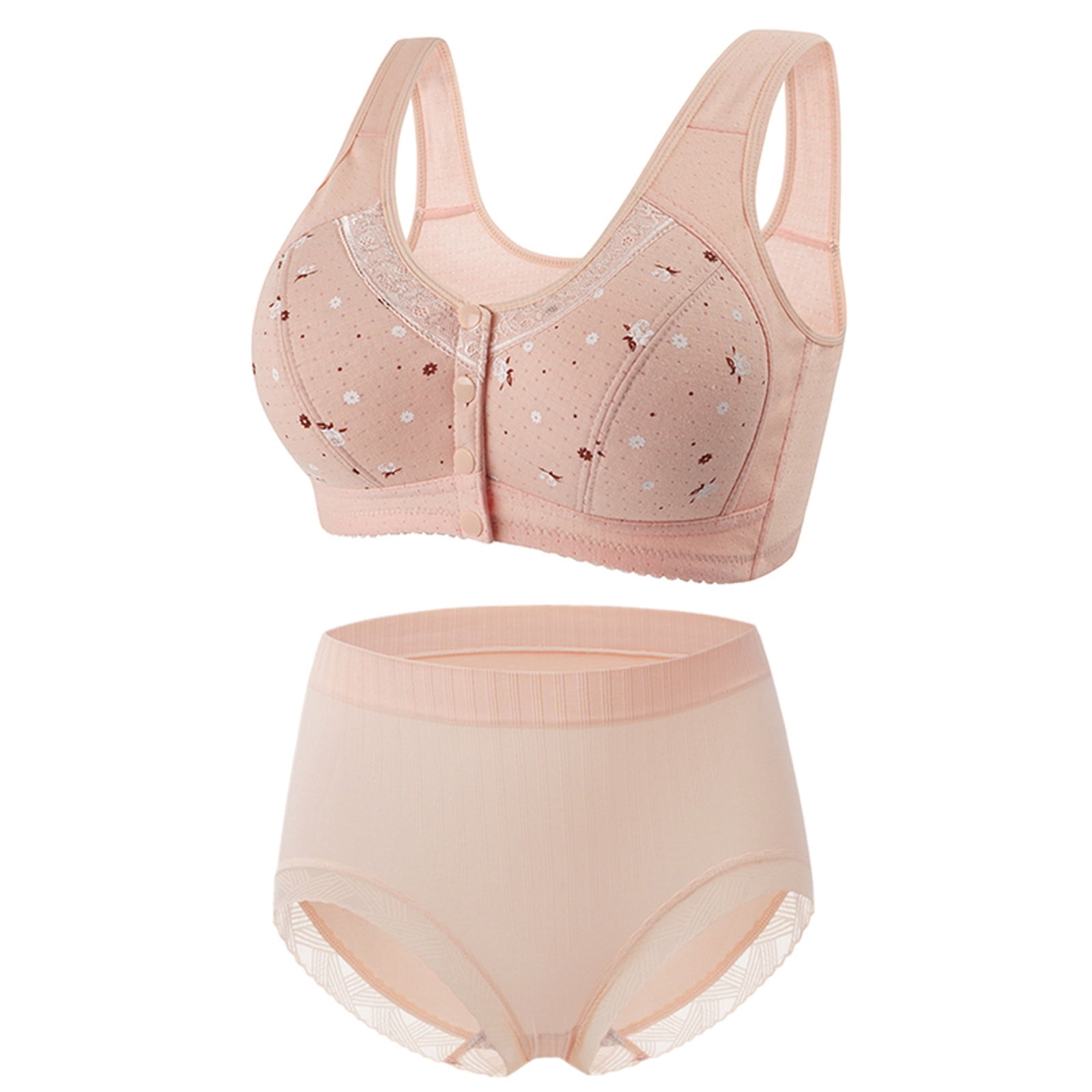 KIHOUT Clearance 2023 for Womens Plus Size Bra Set Comfort Front ...