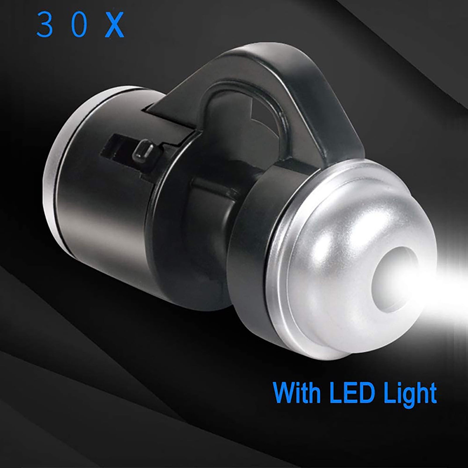 KIHOUT 30 Times Mobile phone with LED Light External Universal Clip-on ...