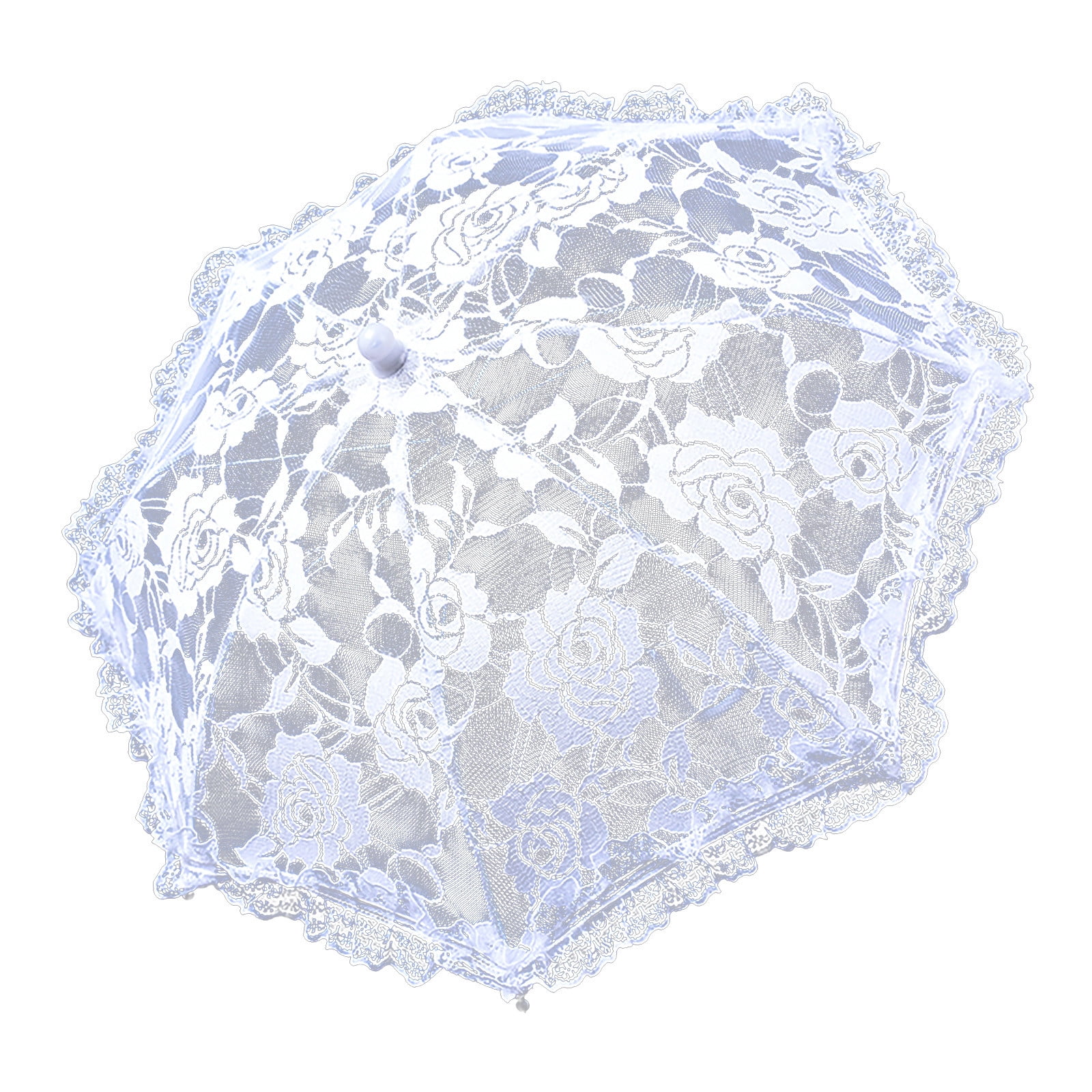 KIHOUT Craft White Lace Decorative Umbrella Photography Scene Prop ...