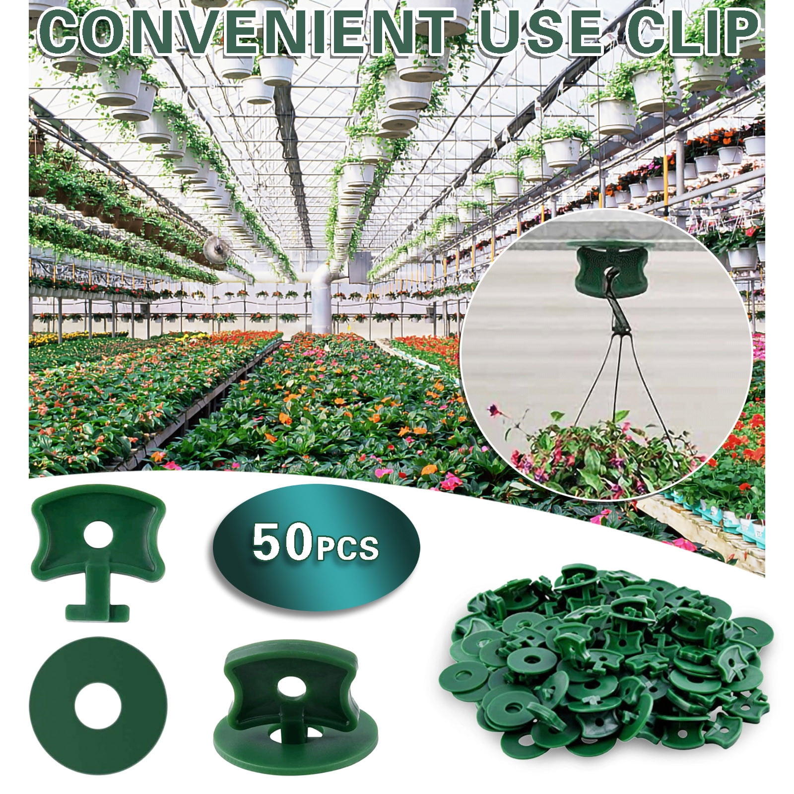 KIHOUT Clearance Greenhouse Torsion Clamp With Gasket Is Used To Fix ...