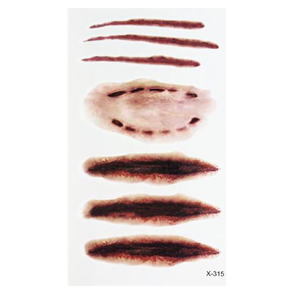 KIHOUT Clearance New All Saints'Day Scar Stickers, Super Realistic All ...