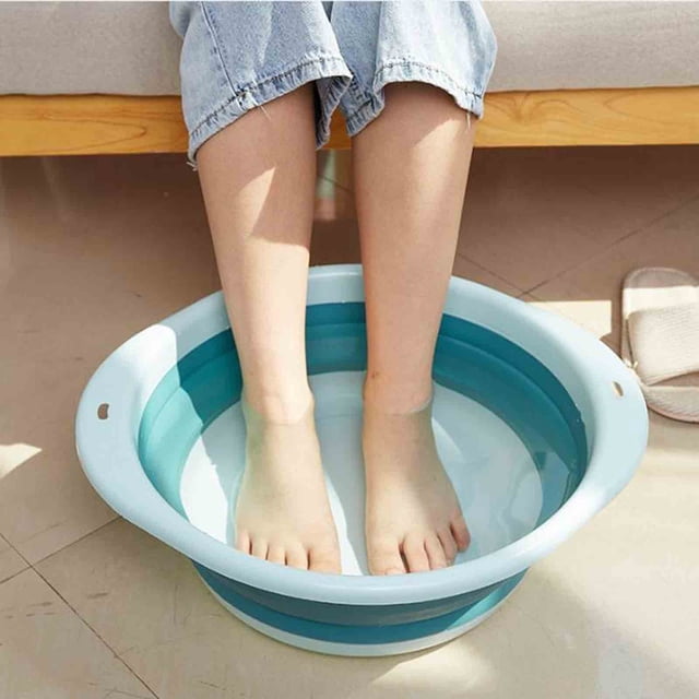 KIHOUT Plastic Basin, Travel Folding Basin, Household Portable ...