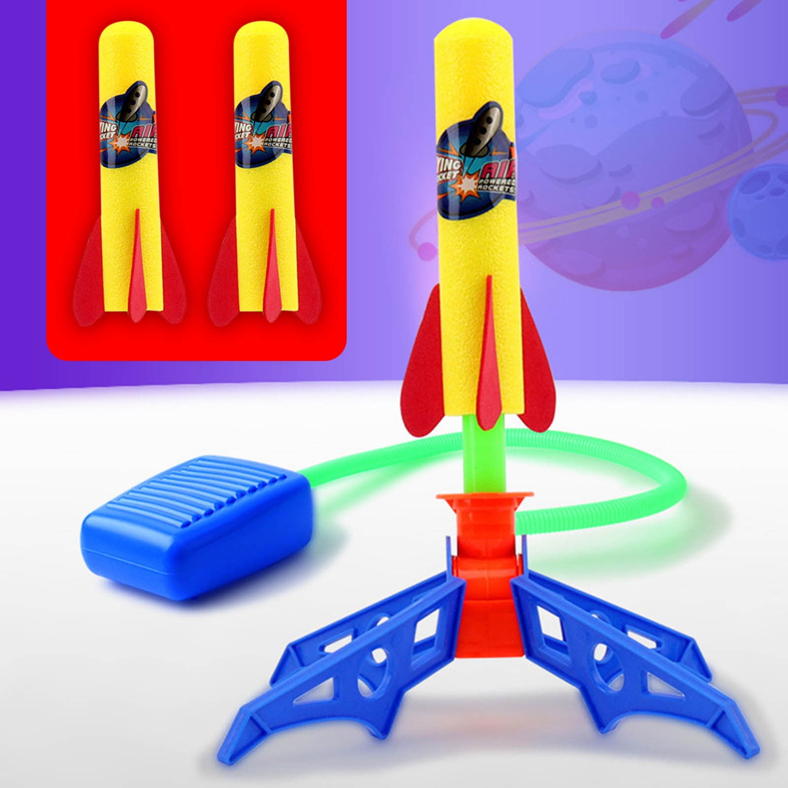 KIHOUT Deals Children Step On Small Toy Rocket Launchers For Kids ...