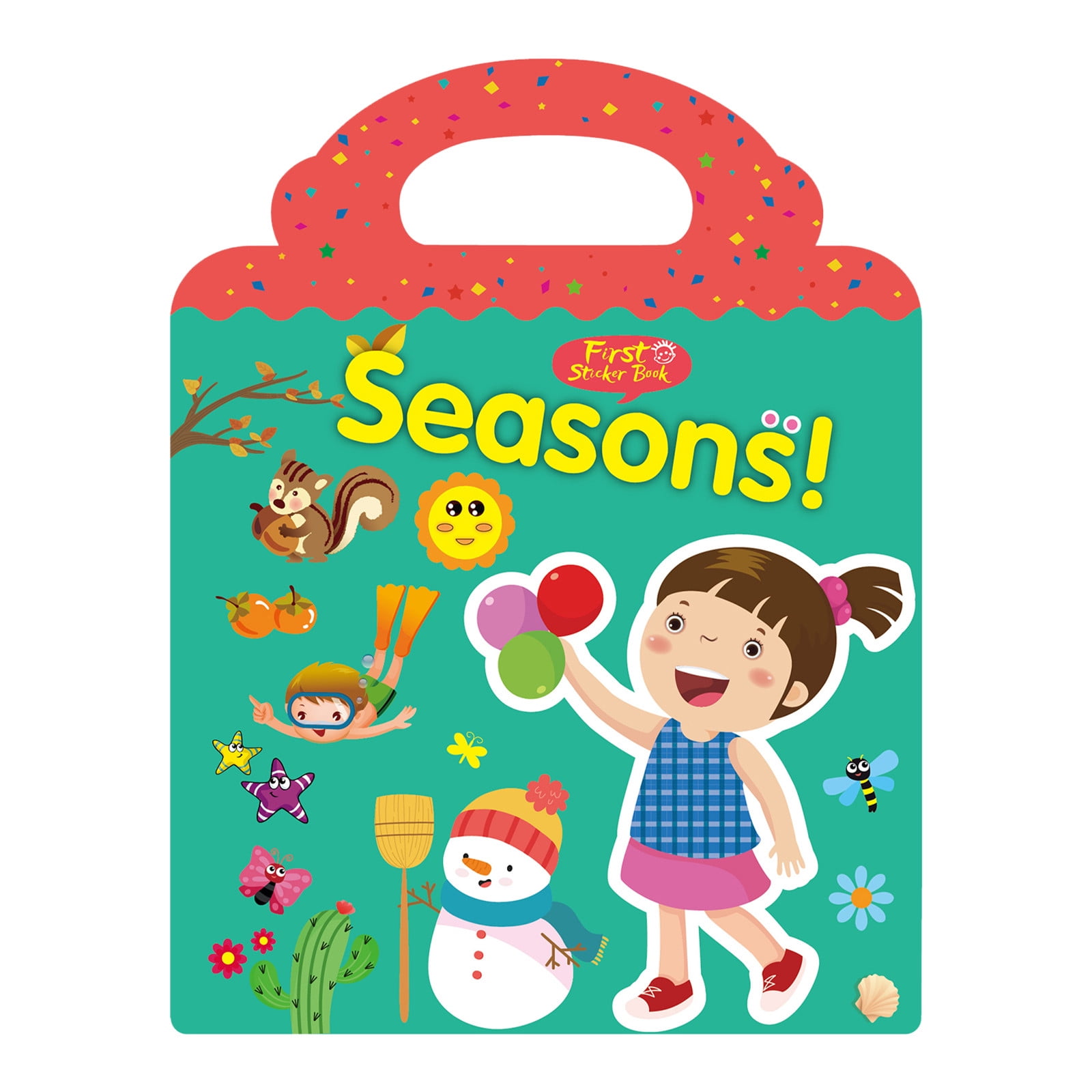 KIHOUT Deals Reusable Sticker Books for Toddlers 1-3, 1 Sets Sticker ...