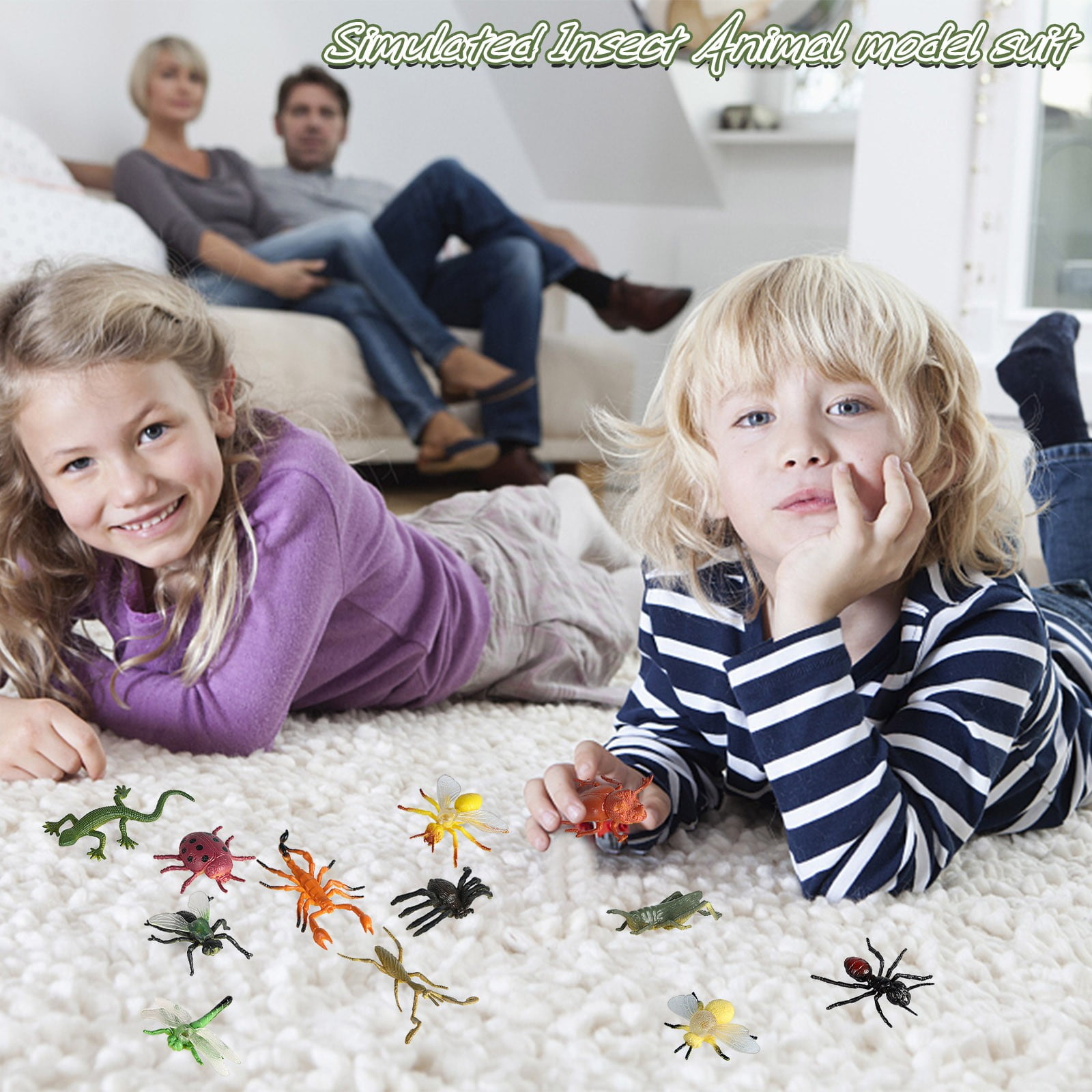 KIHOUT Deals Simulation Insect Model 12 Sets Of Children's Science And ...