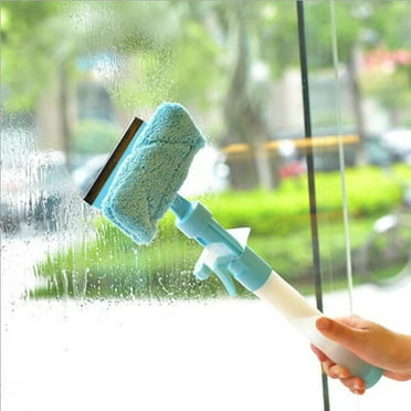 Rain-X Liquid-Filled Spray Squeegee for Glass & Window Cleaning, Blue ...
