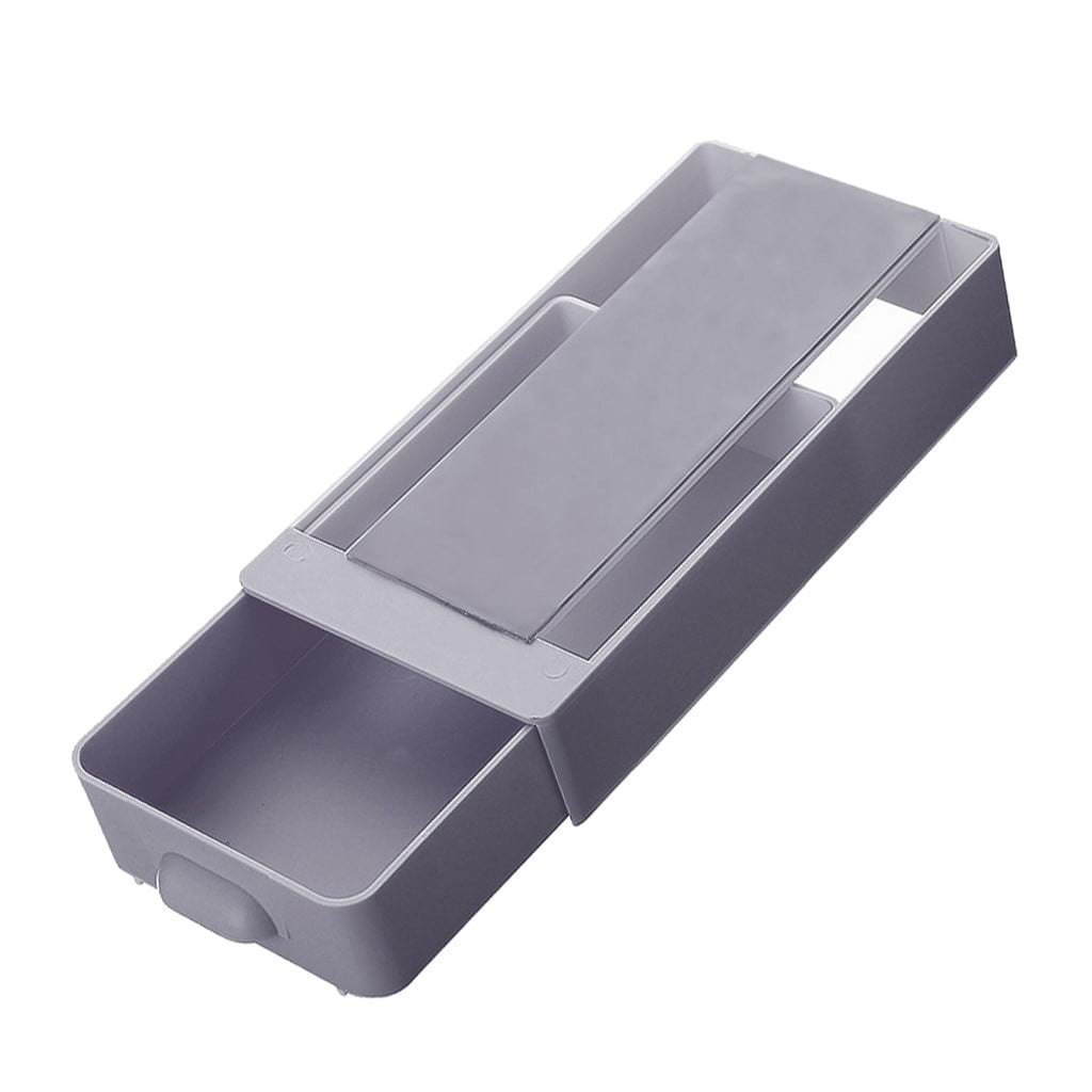 KIHOUT Discount Self Stick Pencil Tray Desk Table Storage Drawer ...