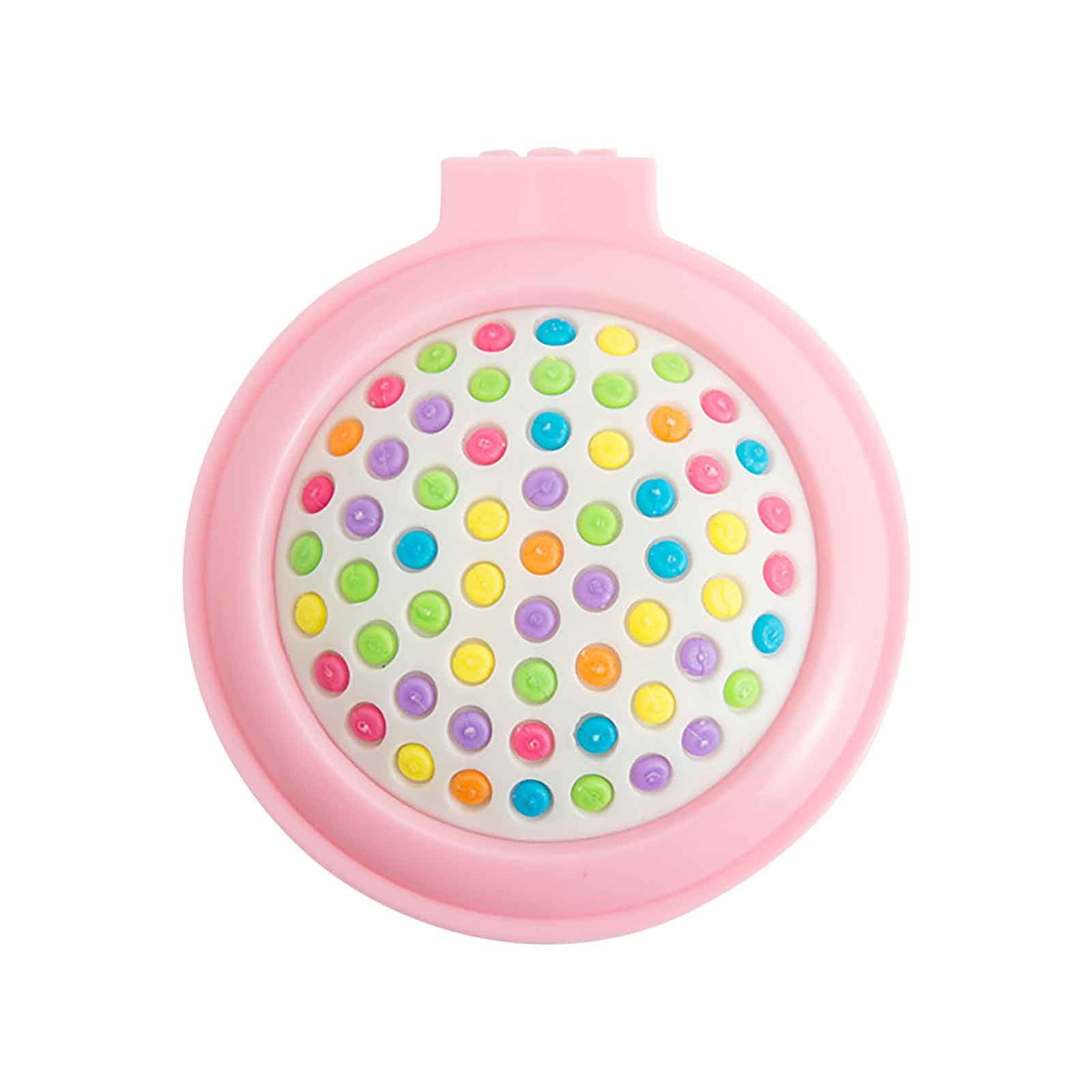 KIHOUT Foldable Hair Brushes with Travel Mirror, Portable Mini Hair ...