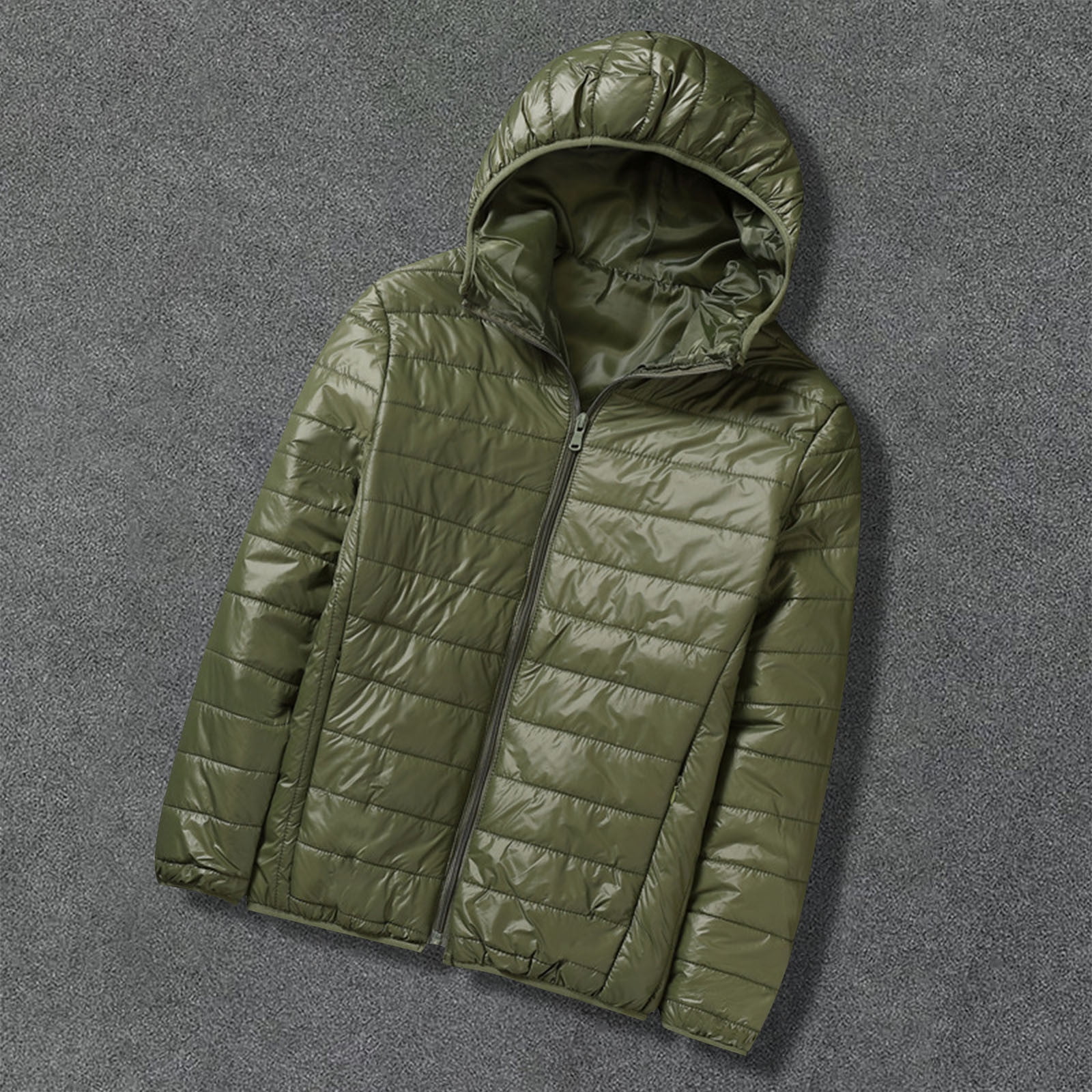 KIHOUT Men's Down Puffer Jacket Lightweight Winter Coats Warm Quilted ...