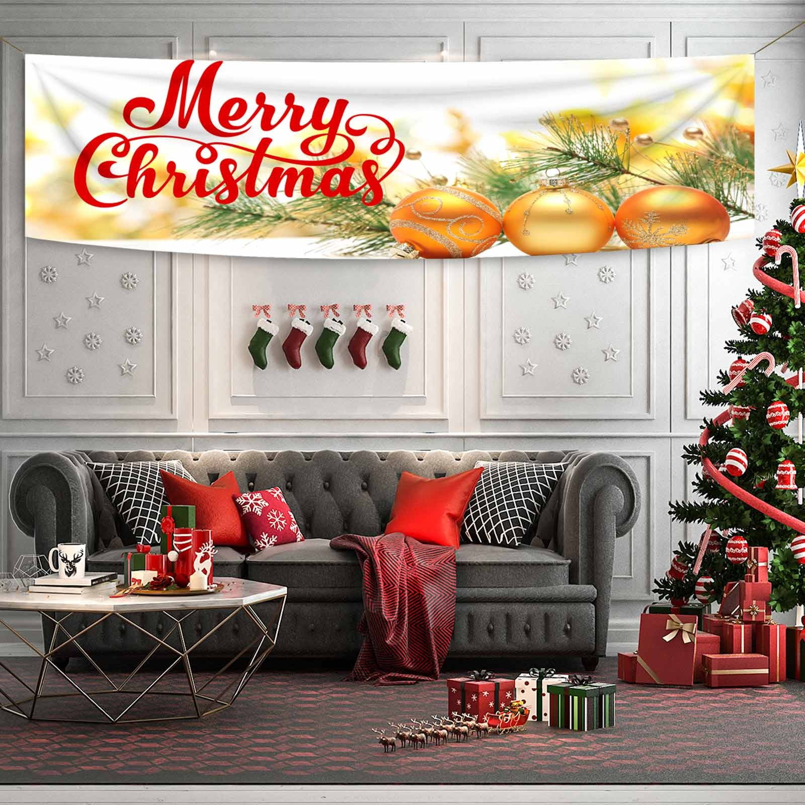 KIHOUT Promotion Banner decoration background cloth for store merchandise discounts for ...