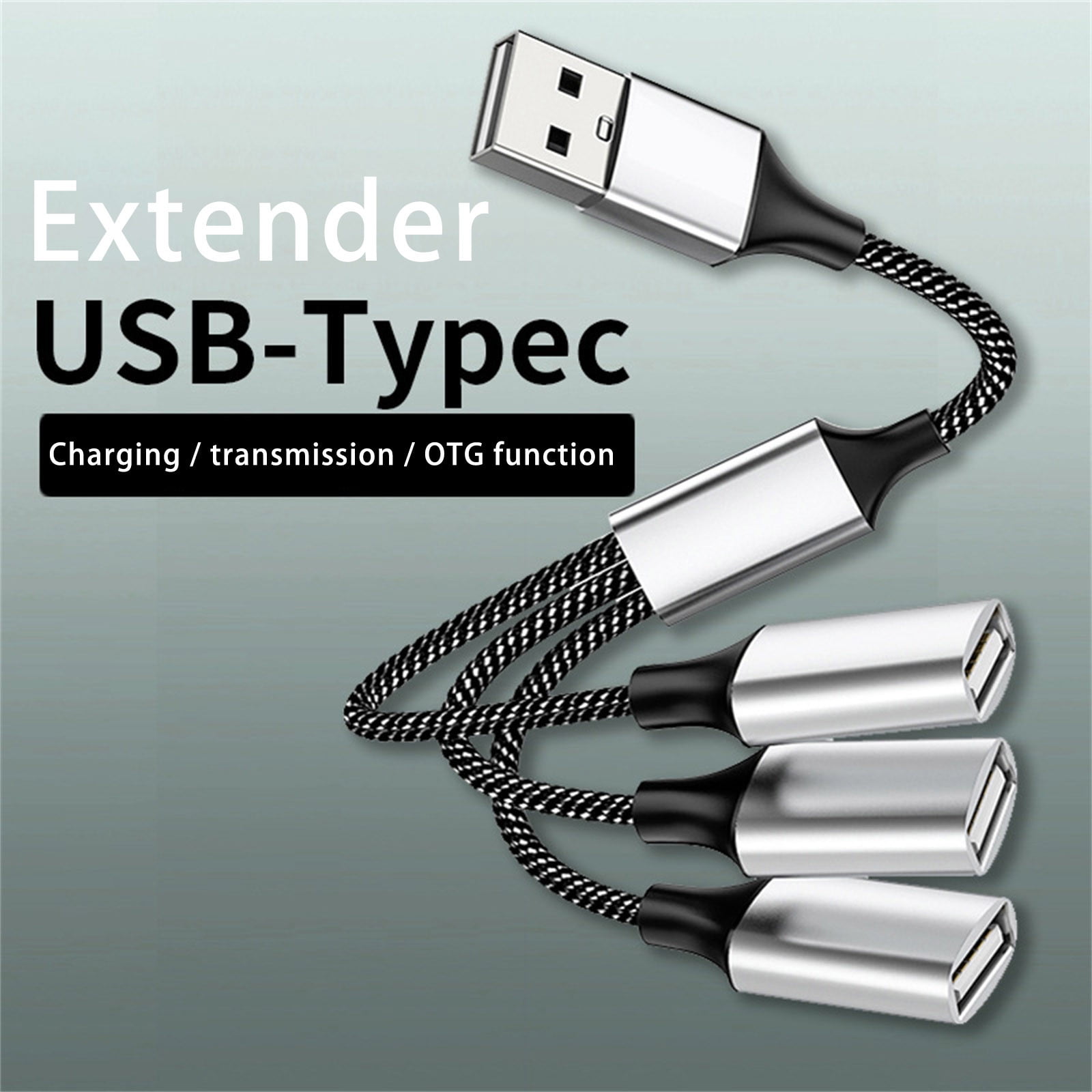 KIHOUT Propormotion USB Splitter Cable OTG 4 USB Splitter Adapter USB 2 ...