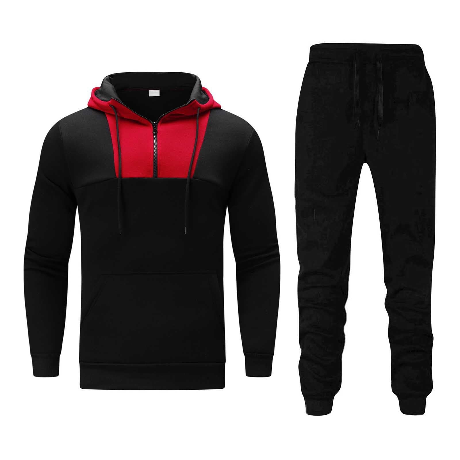 KIJBLAE Discount Track Suits for Men Set Hoodies, Men's Tracksuit 2 ...