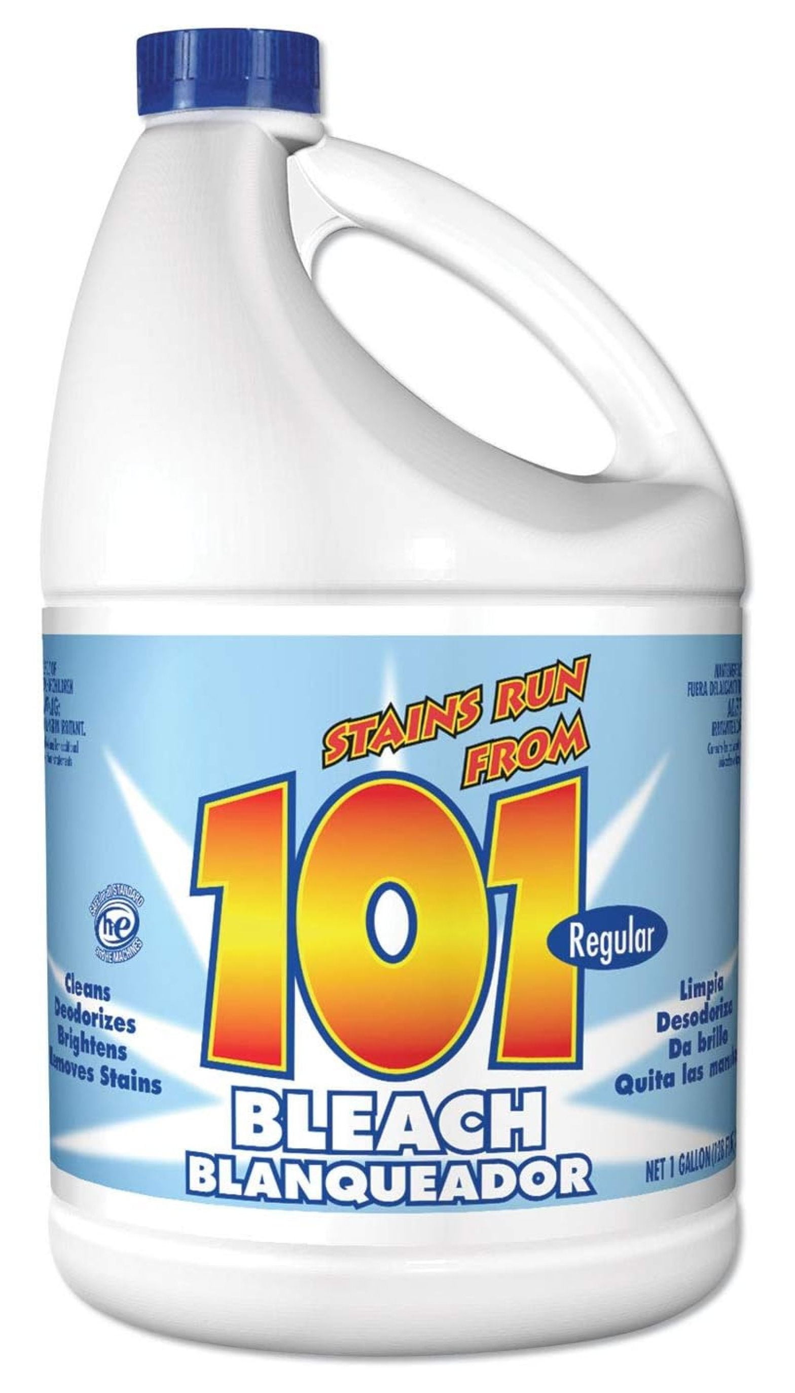 KIK 101 Regular Bleach 1 gal Bottle 6/Carton - Walmart.com