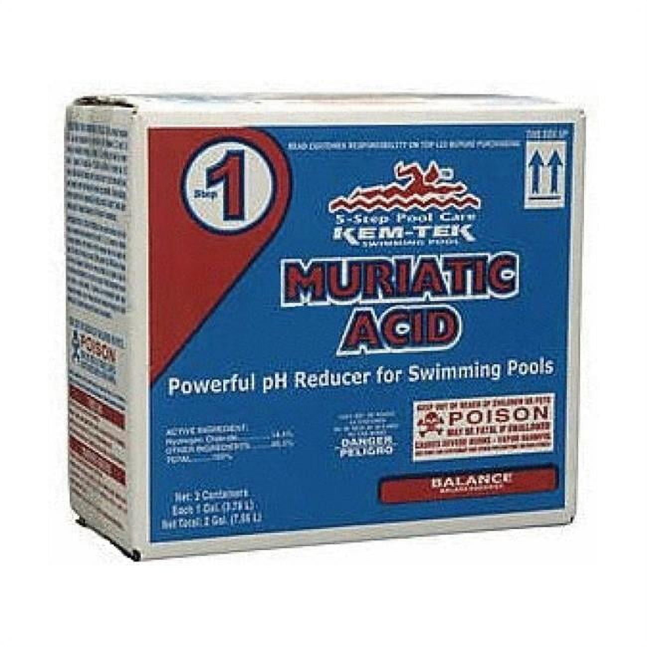 KIK 3653 Muriatic Acid - 2 per Case - Walmart.com