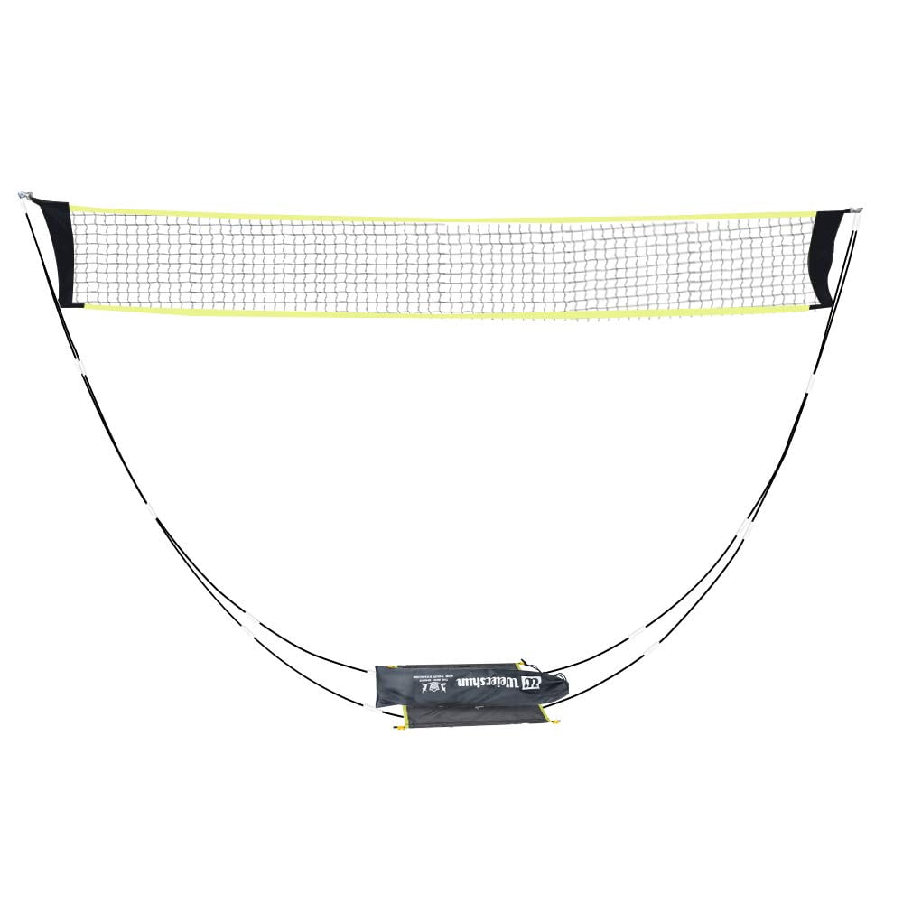 KIKILIVE Weiershun Portable Badminton Net with Stand Carry Bag, Folding ...