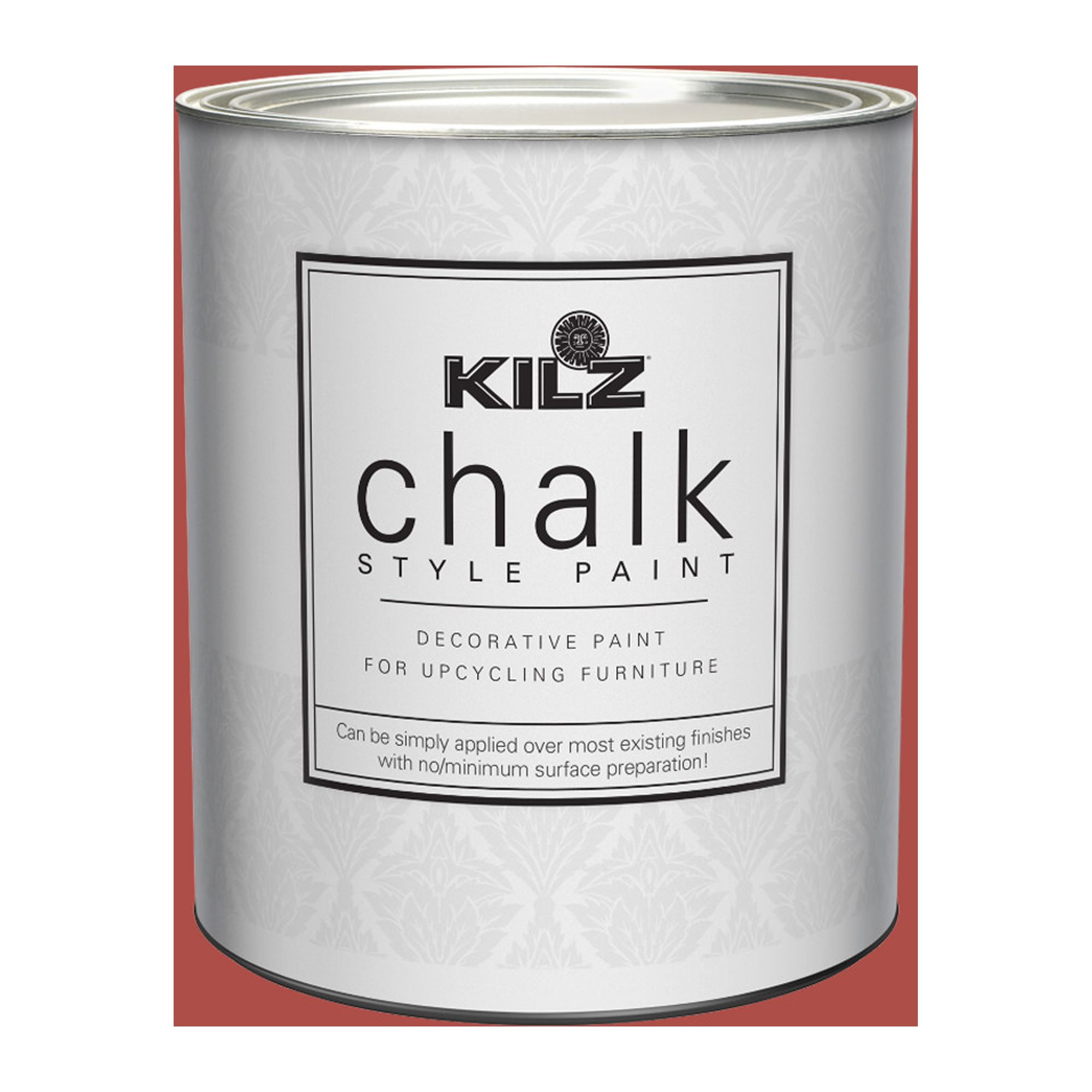 KILZ Chalk Style Paint, Interior, Ultra Flat, Red Flare, 1 Quart ...