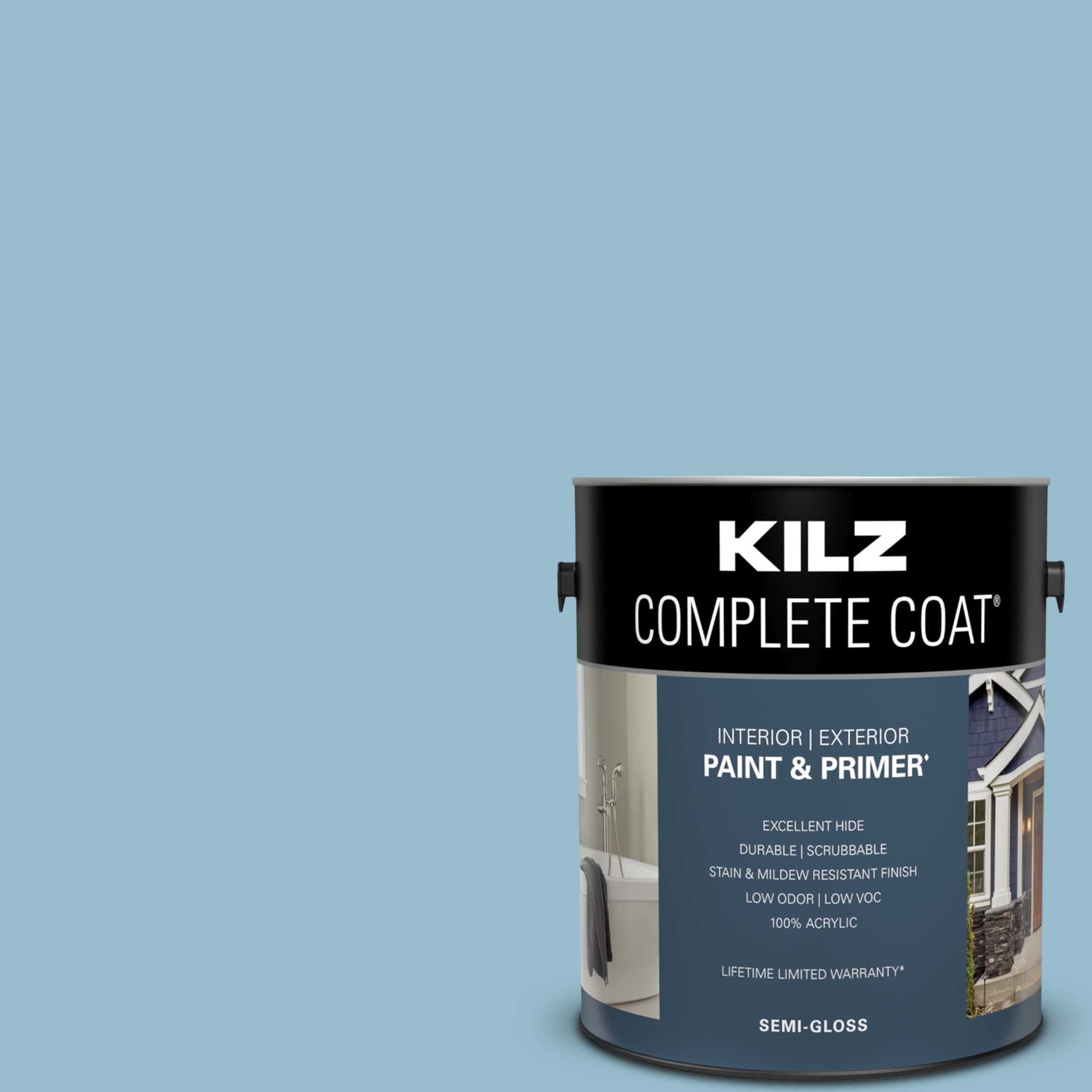 KILZ Complete Coat Paint & Primer, Interior/Exterior, Semi-Gloss ...