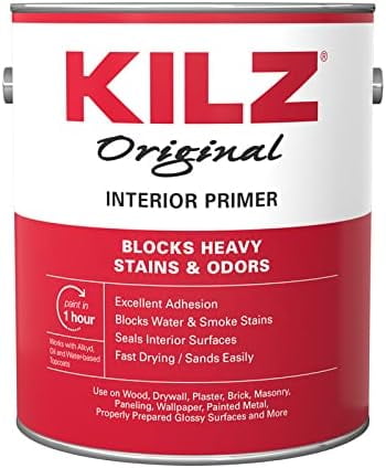 KILZ Original White Flat Oil-Based Primer 1 Gal. - Total Qty: 4 ...