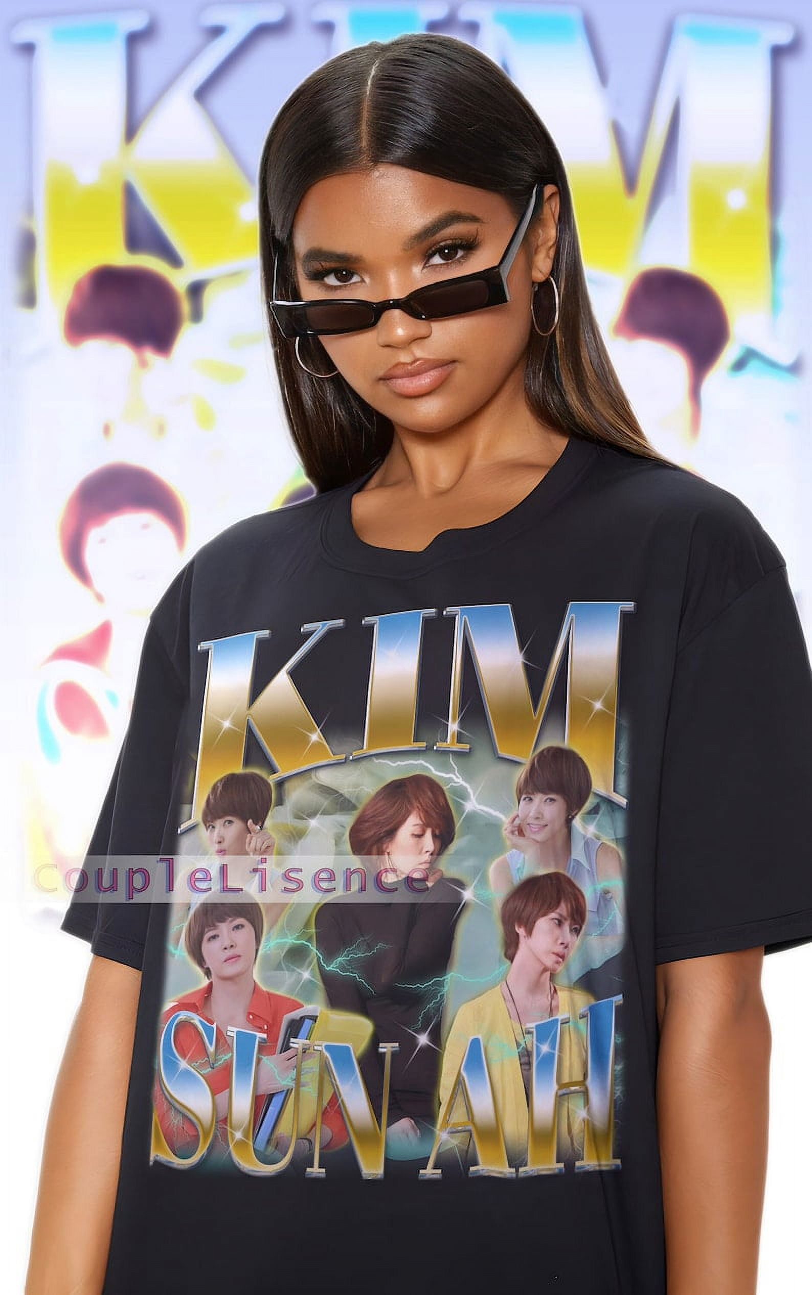 KIM SUN-A Vintage Shirt | Kim Sun-a Homage Fan Tees | Kim Sun-a Homage ...