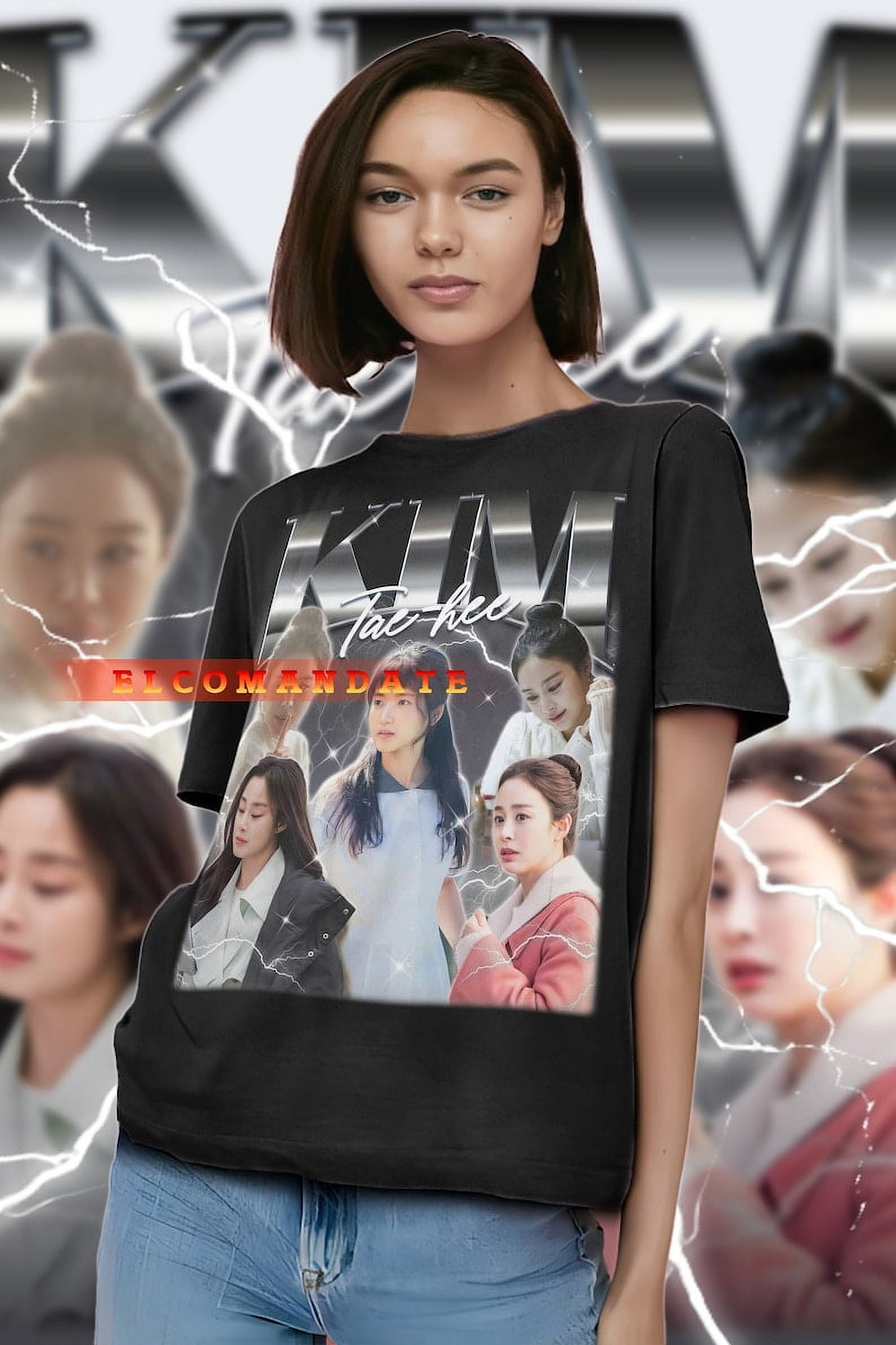 KIM TAE-HEE Actress Vintage Shirt, Kim Tae-Hee Homage Tshirt, Kim Tae ...