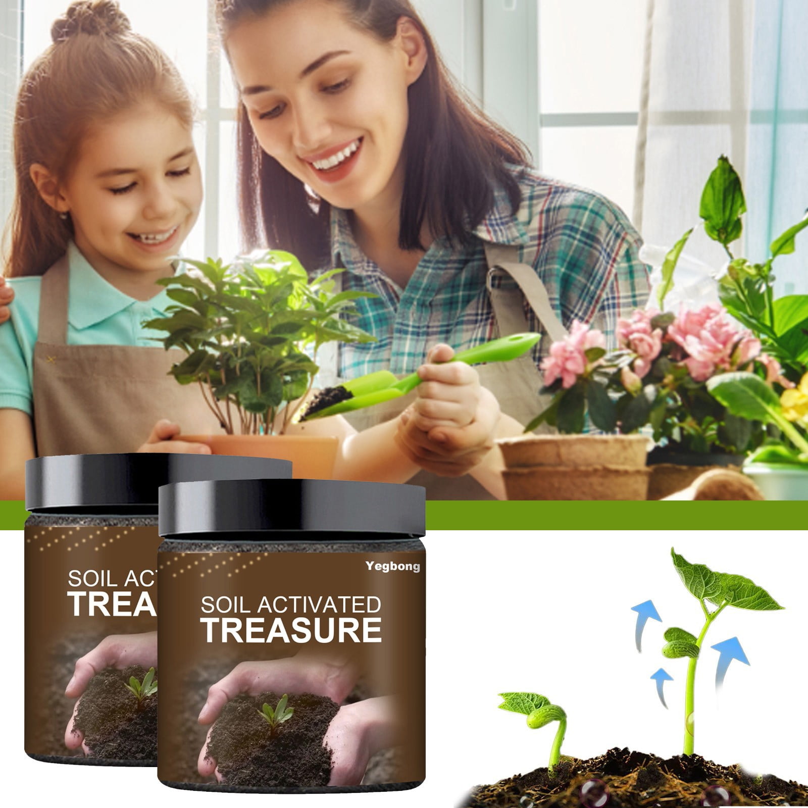 KIMAN Garden Tool Set Oil Nutrient Soil Source Loose Soil Conditioner ...