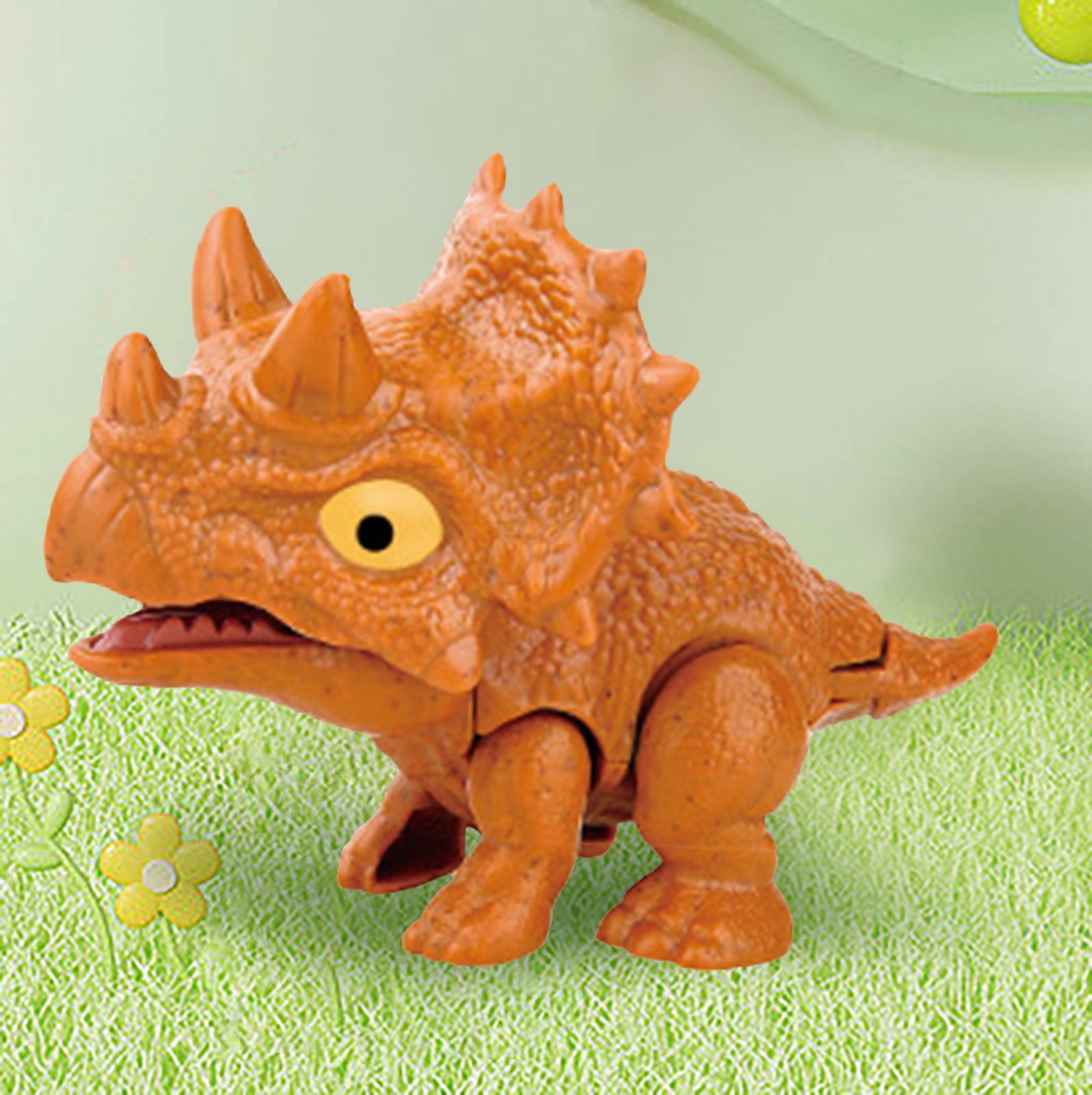 KIMAN Movable Joint Fingertip Biting Dinosaur Real Interesting Jewelry ...