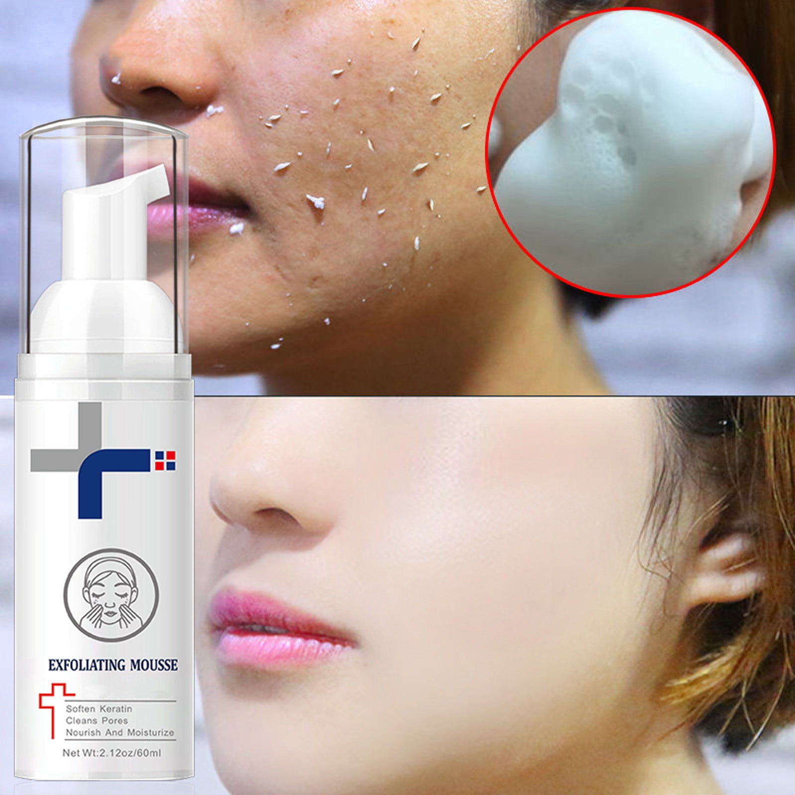 KIMAN Skin Care Exfoliating Cleansing Exfoliating And Skin 60ml ...