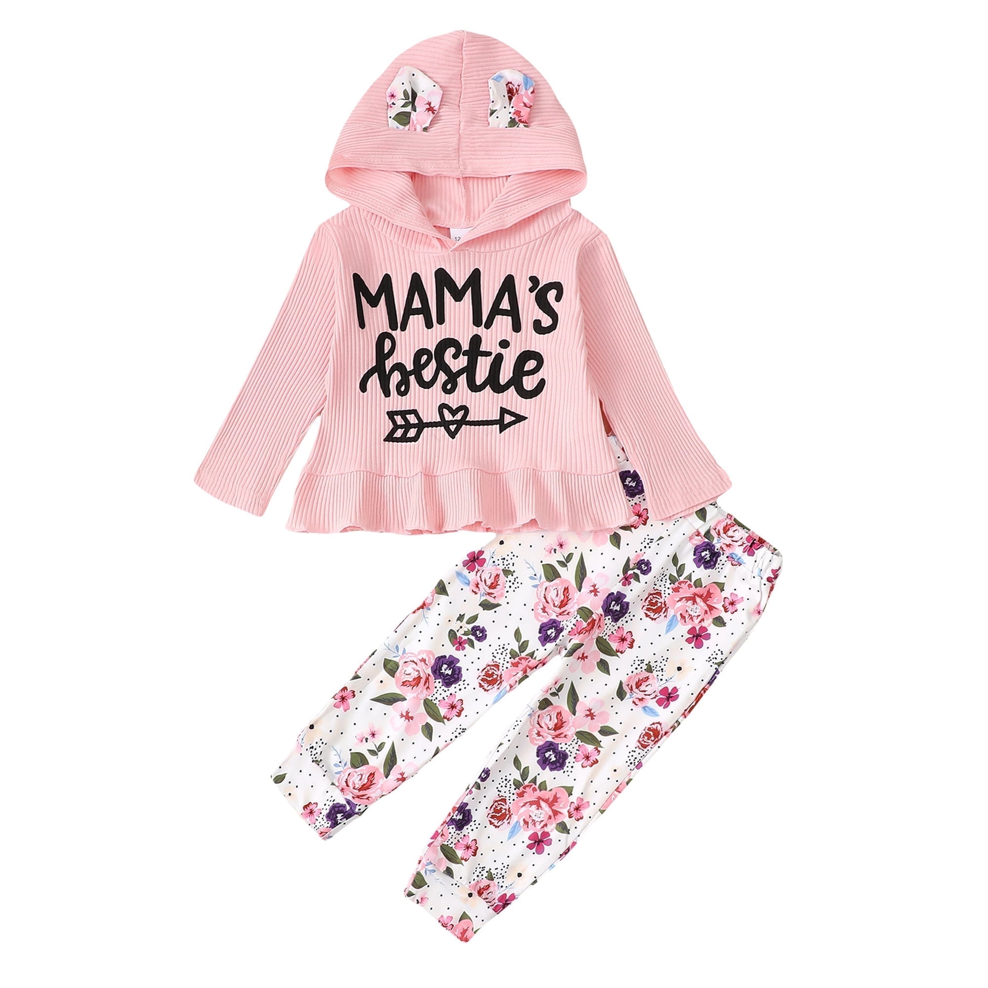 KIMI BEAR 2T Toddler Girls Winter Outfits 4T Toddler Girls Warm ...