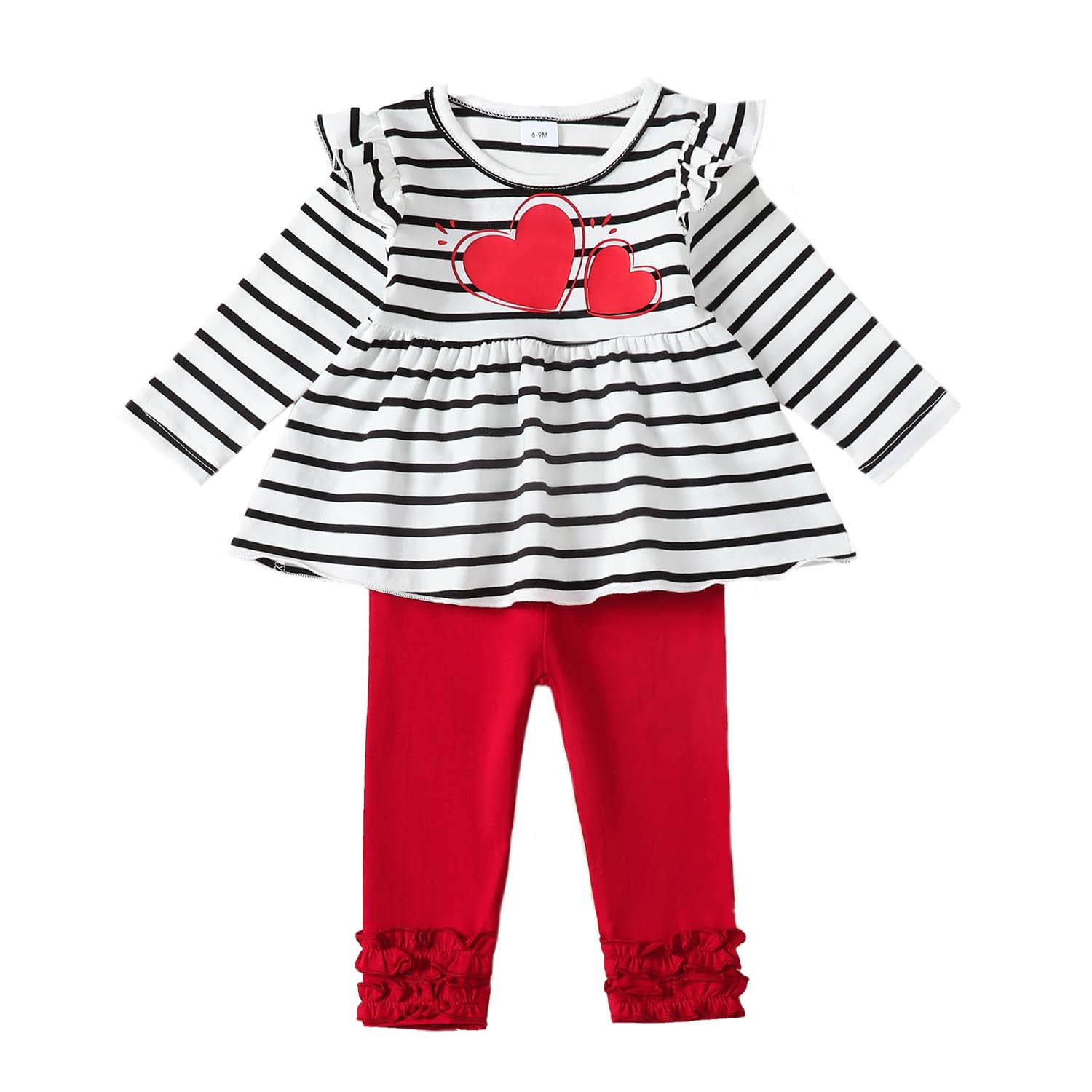 Kimi Bear Newborn Baby Girls Outfits 9-12 Months Winter Sprint Clothes