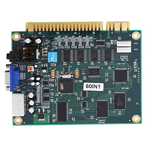 KIMISS 60 in 1 Multicade PCB Board for Game Machine CGA/VGA Output Classic Multicade Board Game ...
