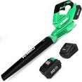 KIMO Cordless Leaf Blower - Upgraded Battery Operated Blower, 20V Electric Leaf Blower with 4 ...