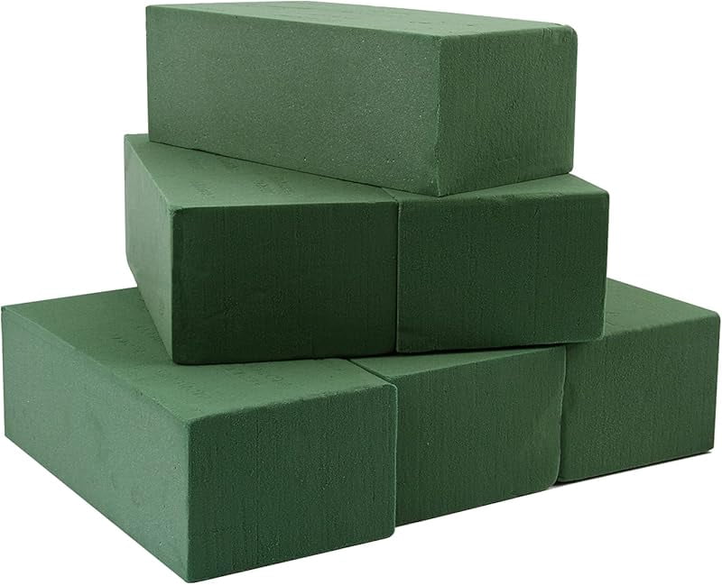 KIMOBER Wet Floral Foam Bricks,Green Foam Blocks for Flower Arrangement ...