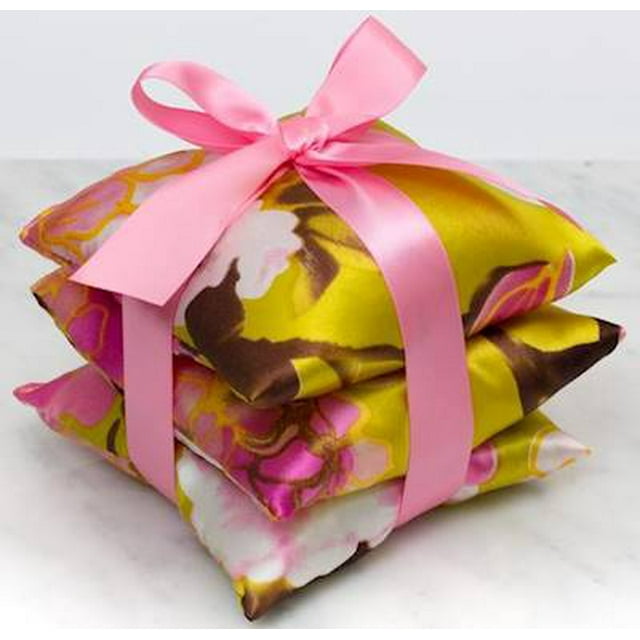 KIMONO ElizabethW Silk Sachet Ribbon Tied Set of 3 - Walmart.com