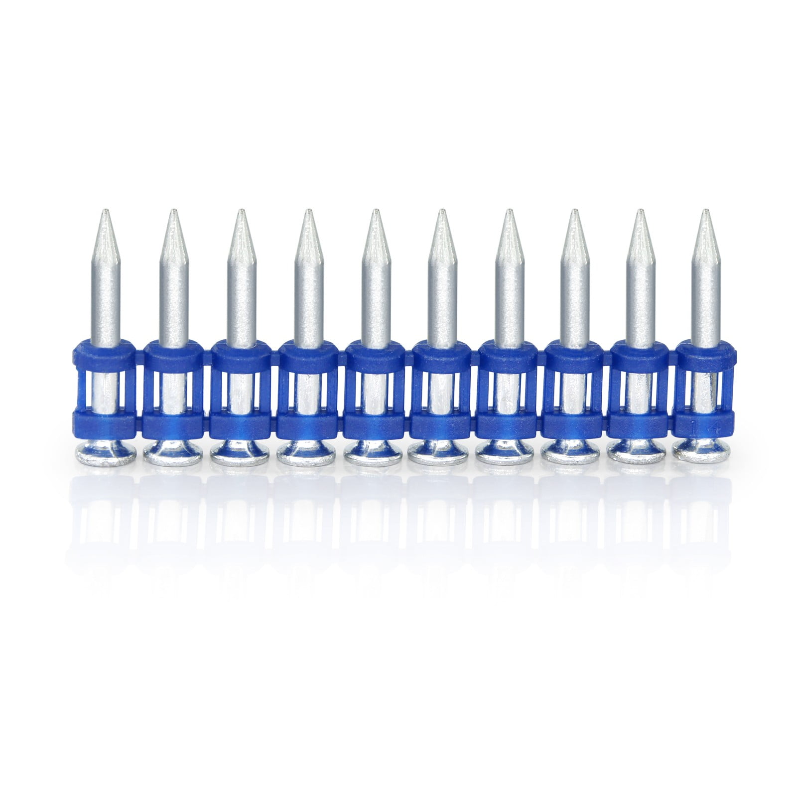 KIMSING MTSD-25 12 Gauge 1 Inch x.109 Inch Plastic Collated Concrete and Steel Drive Pin, 1000 ...