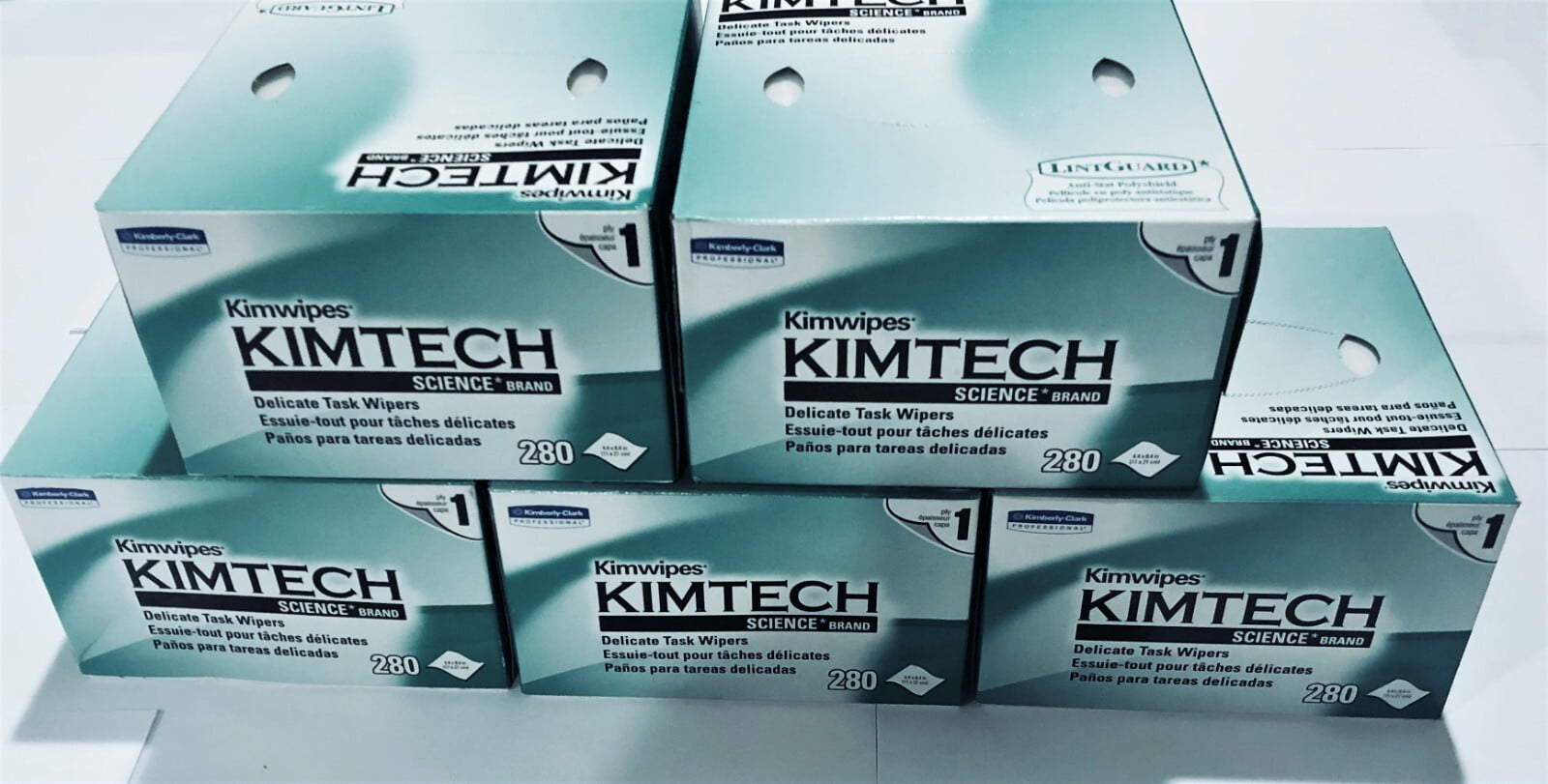 KIMTECH Delicate Task Wipers, Science Kimwipes, 280 per pack/5 packs in ...