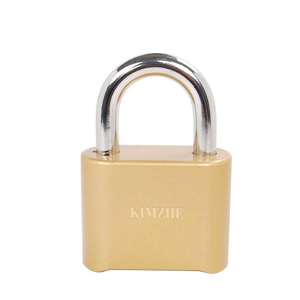 KIMZHE Metal locks, 4 Digit Combination Lock Mini Combination Lock ...