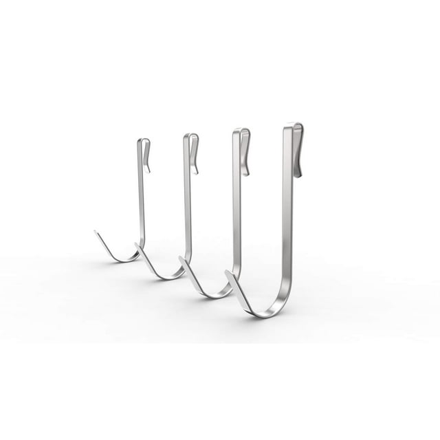 KINCMAX Heavy Duty S Hooks - Pack of 4 - Large Hook Set for Hanging ...