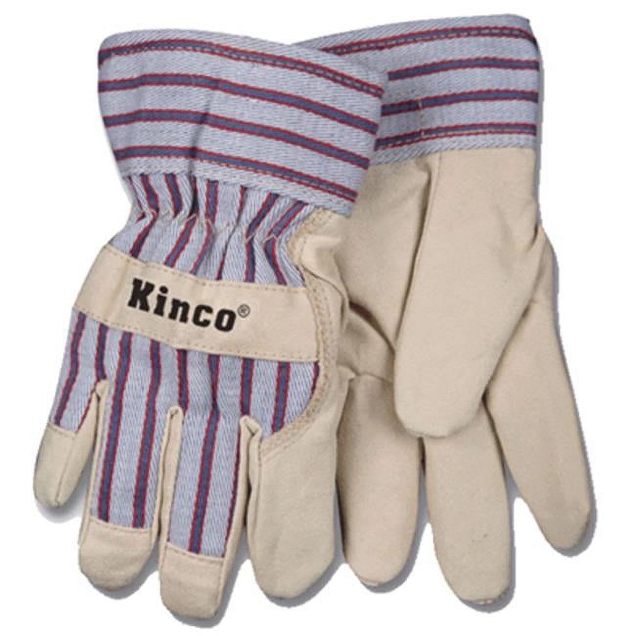 KINCO INTERNATIONAL Work Gloves, Suede, Fleece-Lined, Child's Ages 3-6 ...