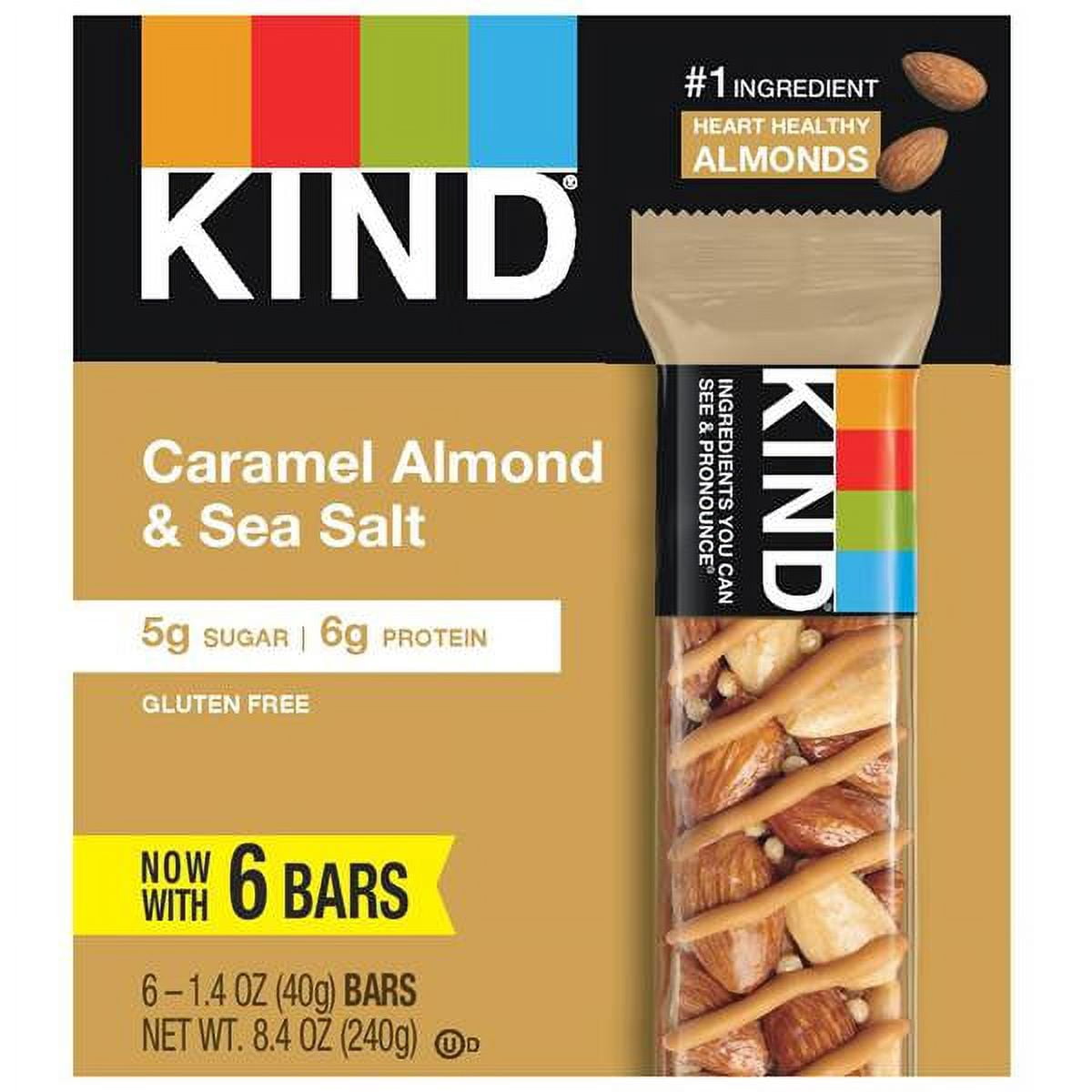 KIND Caramel Almond & Sea Salt Bars (Pack of 36) - Walmart.com