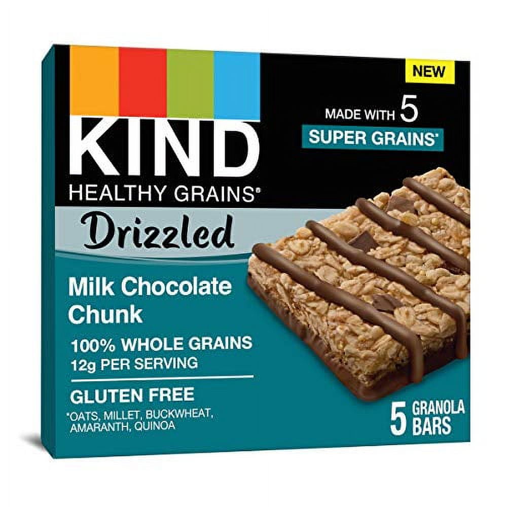 Healthy Grains Bars Drizzled, Milk Chocolate Chunk, Gluten Free, 1.2 Oz ...