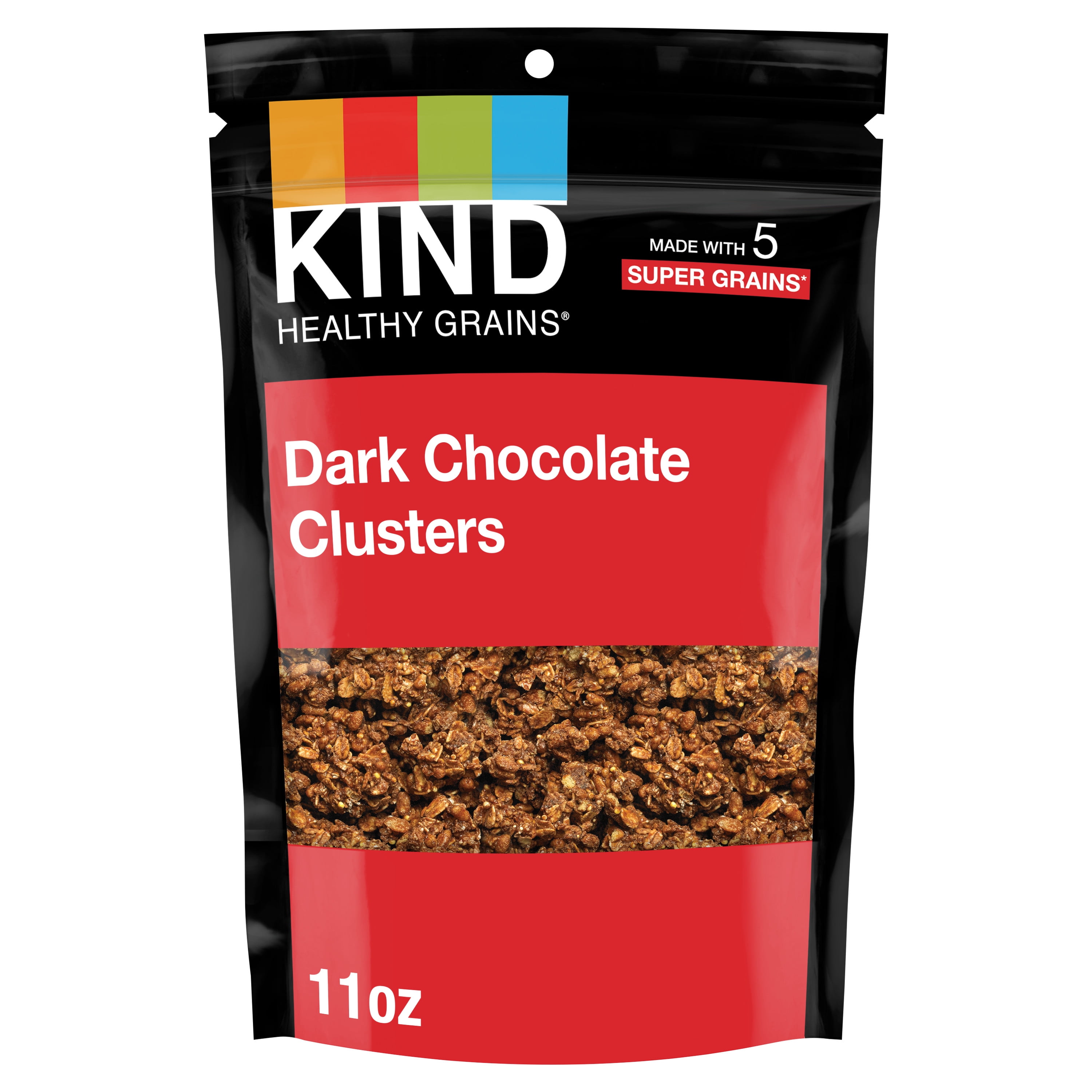 KIND Healthy Grains Gluten Free Dark Chocolate Granola Clusters, 11 oz ...