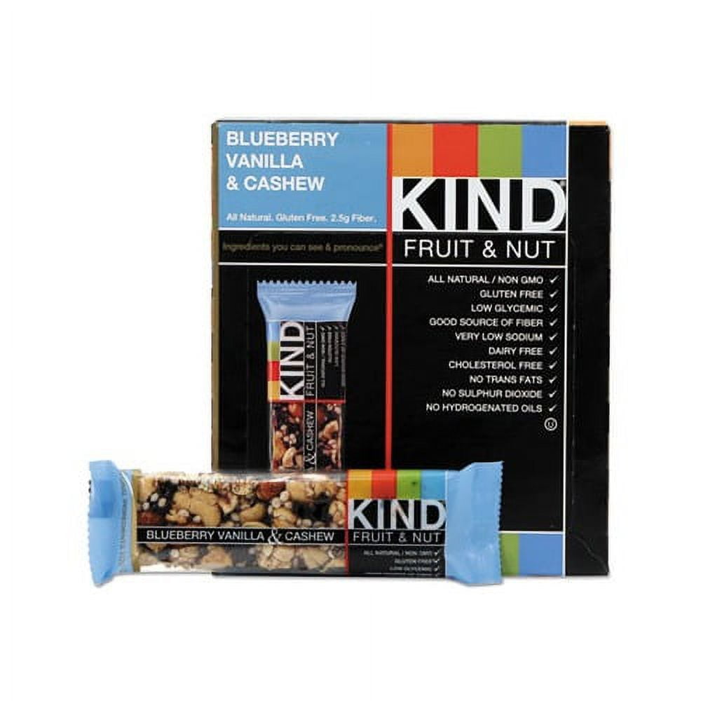 KIND Healthy Snack Bar, Blueberry Vanilla Cashew KIND Healthy Snack Bar ...