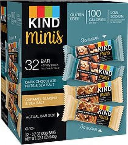 KIND Minis 100-Calorie Snack Variety Pack (32 pk.) - Walmart.com