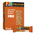 KIND Protein Bars, Crunchy Peanut Butter, Healthy Snacks, Gluten Free ...